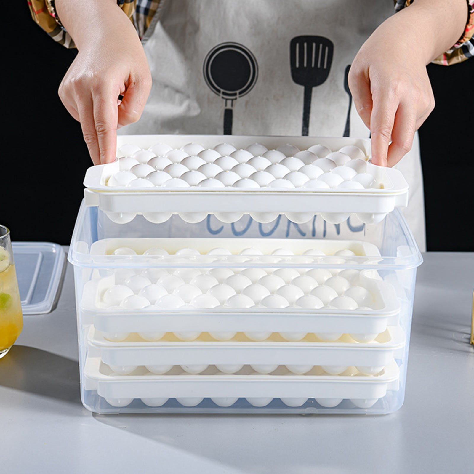 Clearance Ice Cube Mold under $10,Summer Creative Ice Tray Round Ice ...