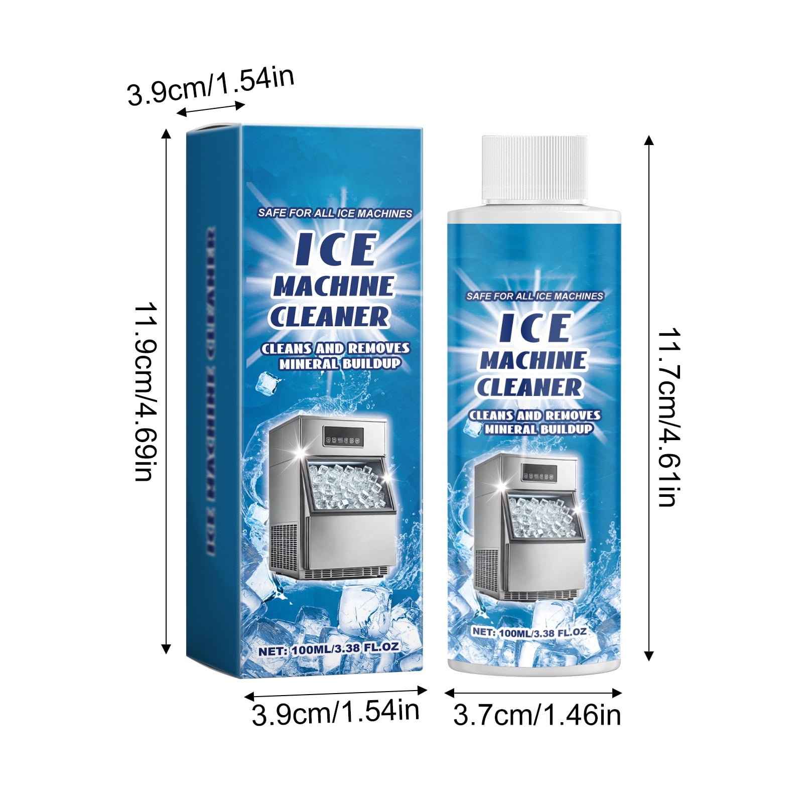 Clearance! Ice Machine Cleaner Maker Descaler, 100ml Clean Tablets ...