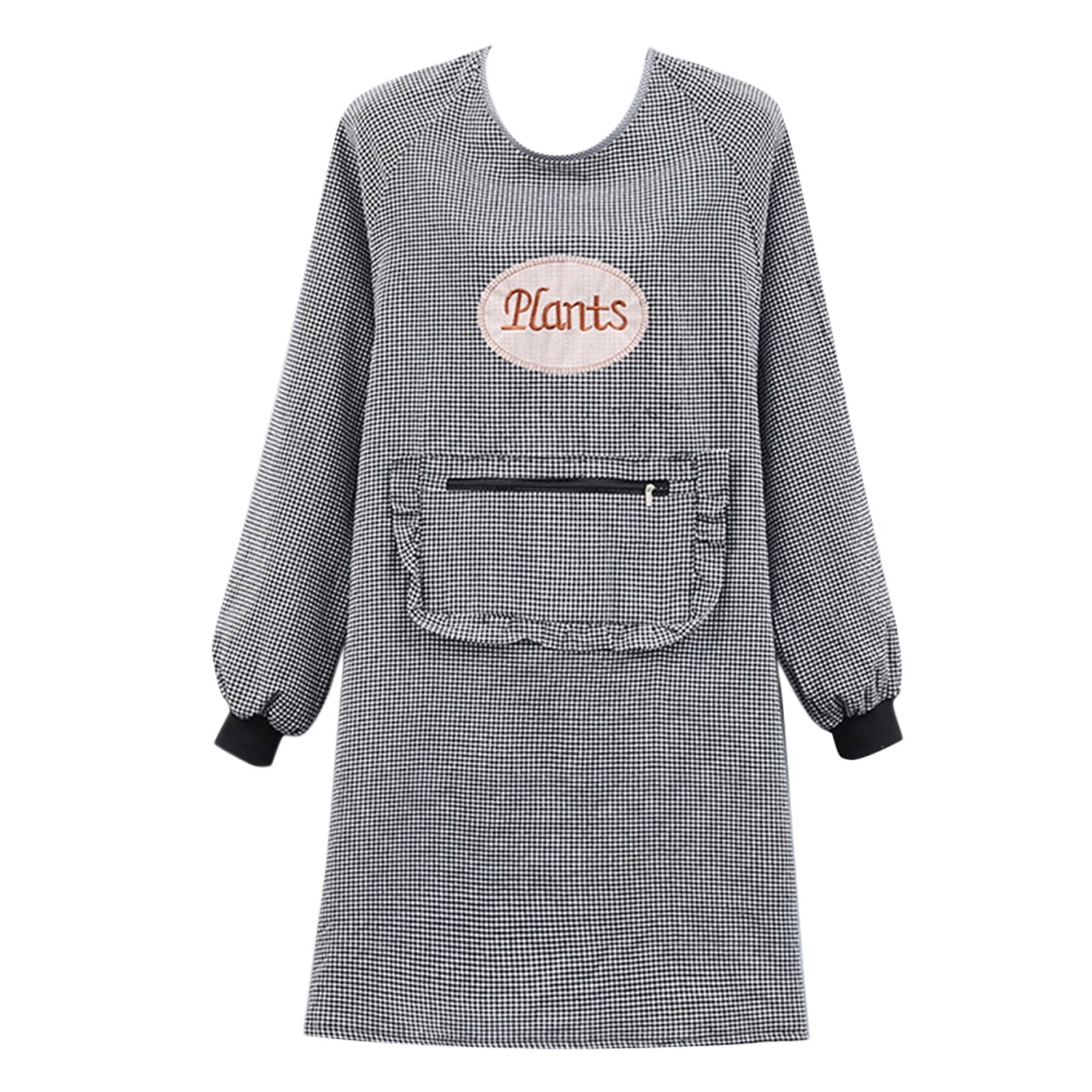 Clearance! Ikeay Apron, Women Long Sleeve Aprons Oil Proof Cotton Home ...