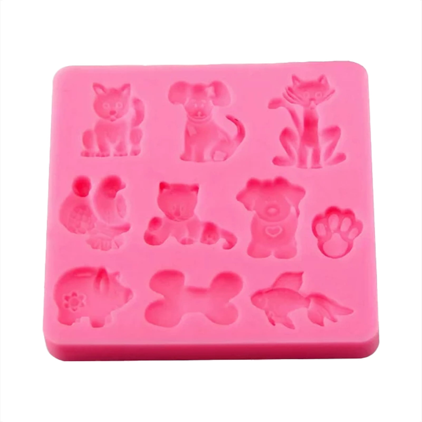 Clearance! Ikeay Molds for Baking, Cartoon Cute Animals Cats and Dogs A ...