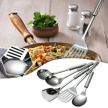 Thyme & Table Silicone Utensils, 5 Piece Set, Spatulas and Basting ...