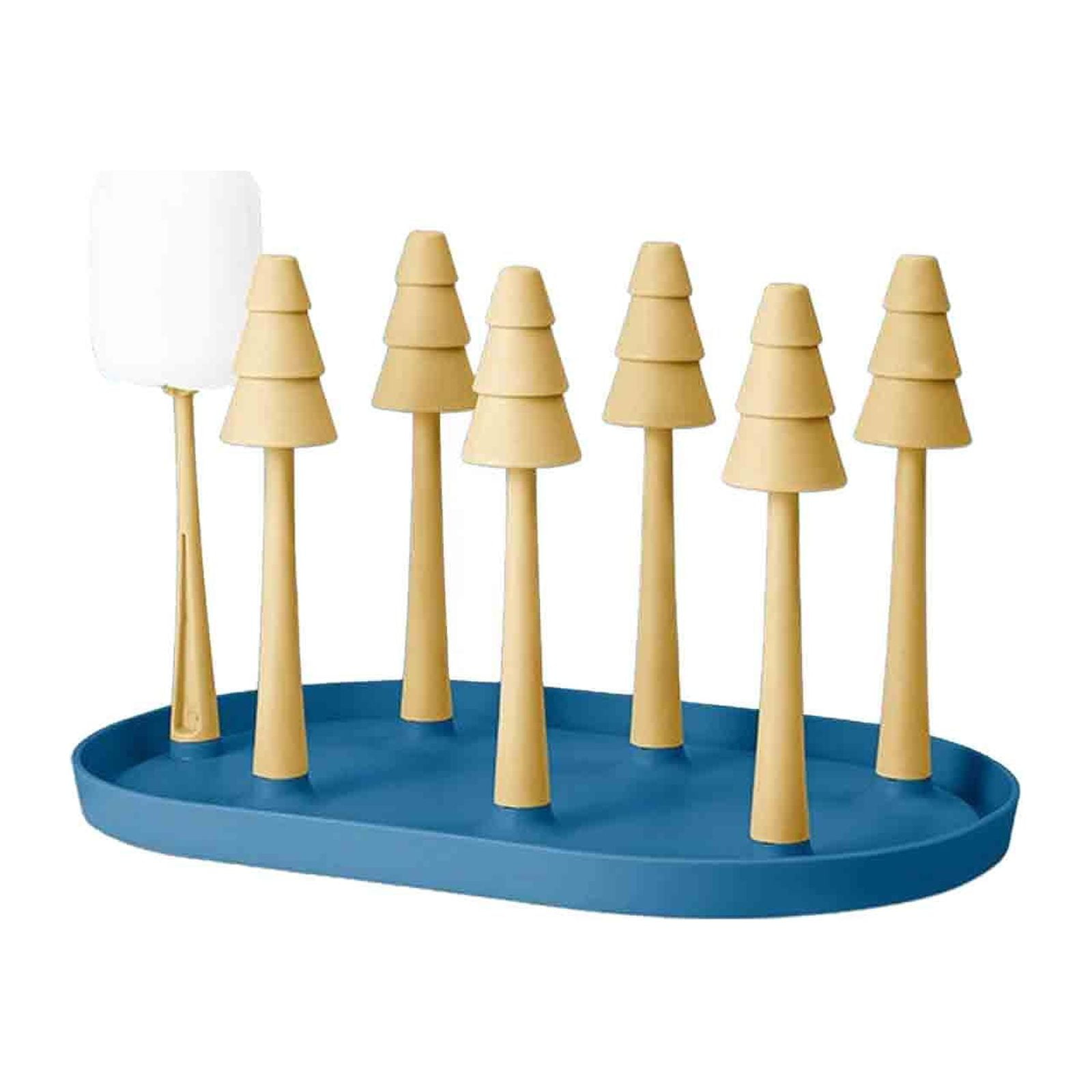 Clearance! Ikeay Wine Glass Racks, Pillars with 6 and Drying Bottle ...