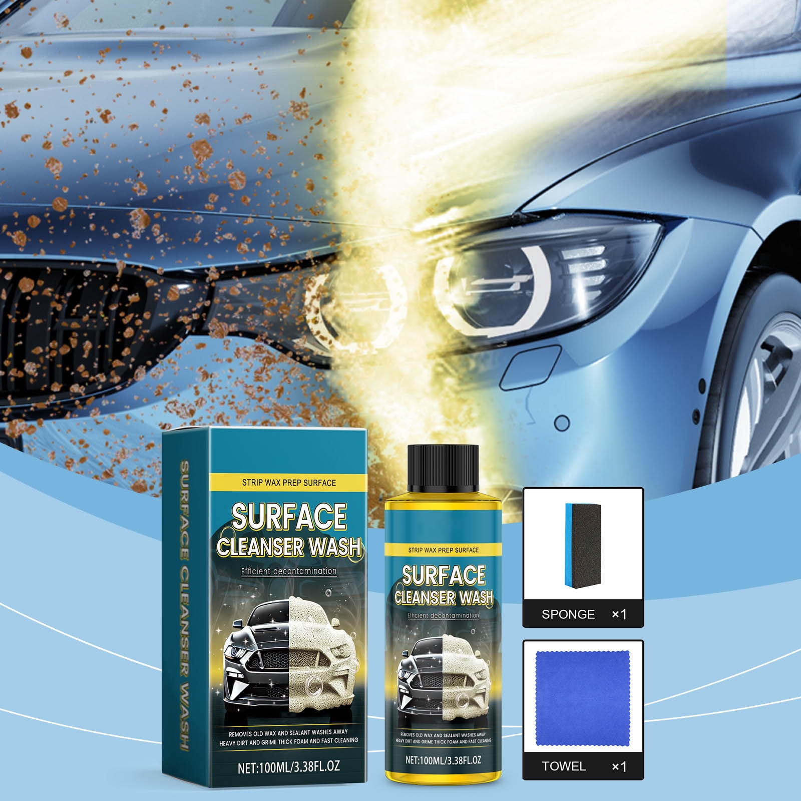 On Clearance, InsCrazy Car Exterior Shampoo Multipurpose Automotive ...