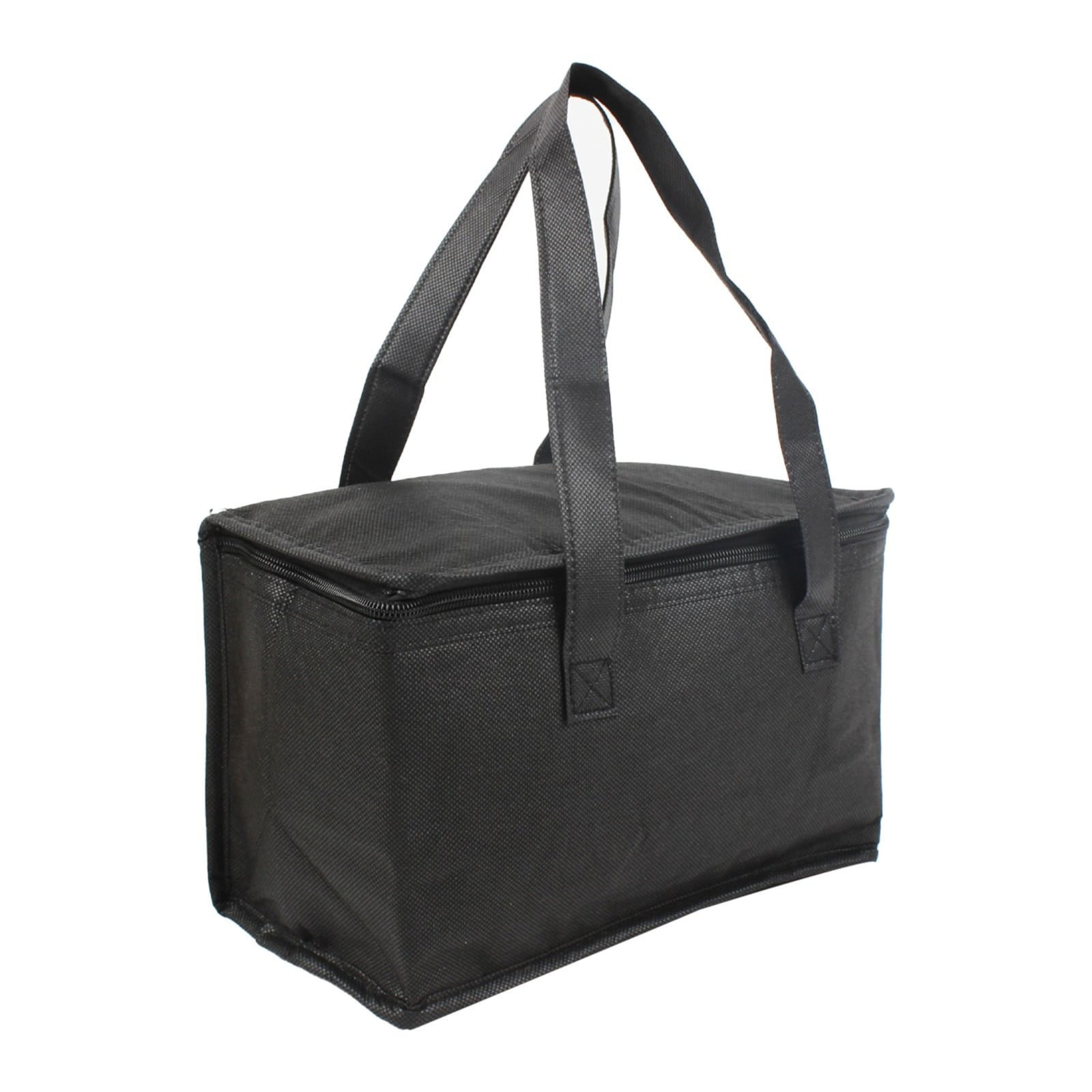 Yoaney, Insulated Cooler Bag, Food Warmer, Zippered Top Outdoors Black ...