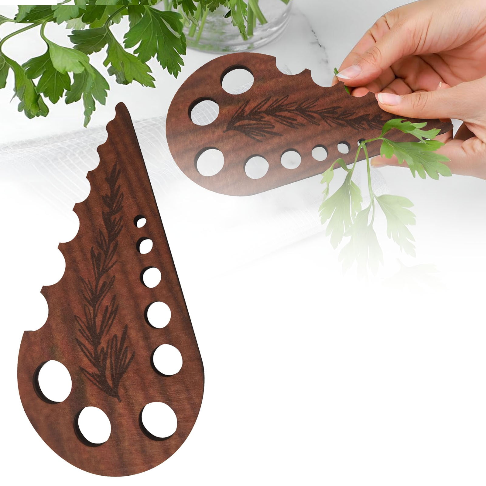 Clearance Iodue Wooden Vegetable Stripper Tool – Multi Size Hole Design ...