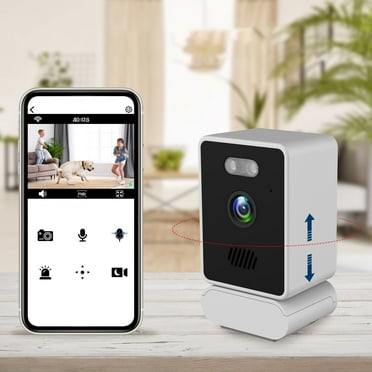 AUOSHI Video Baby Monitor with Camera and Audio, 360-Degree Smart 1080P ...