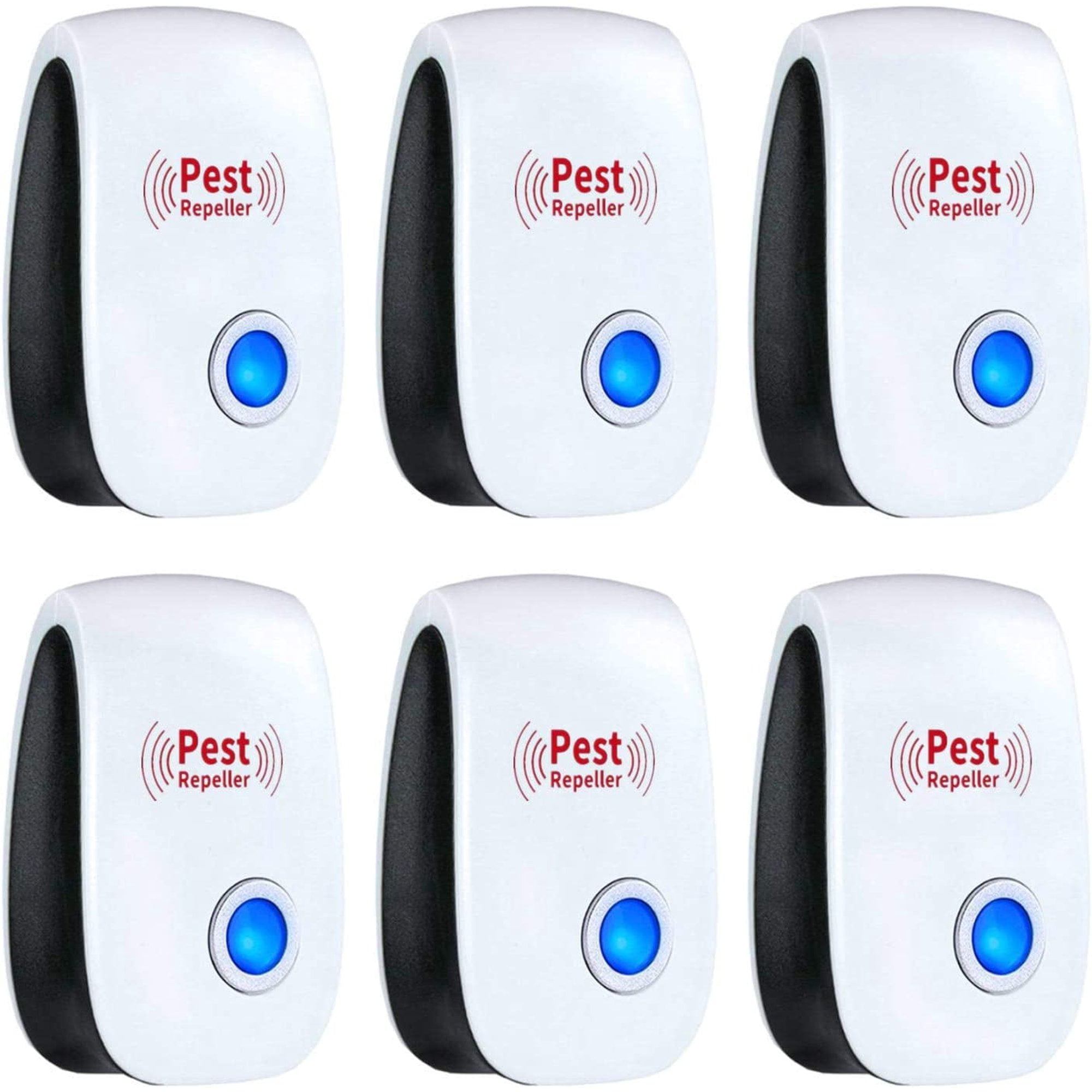 Clearance Items! 6 Pack Ultrasonic Pest Repeller Electronic Pest ...