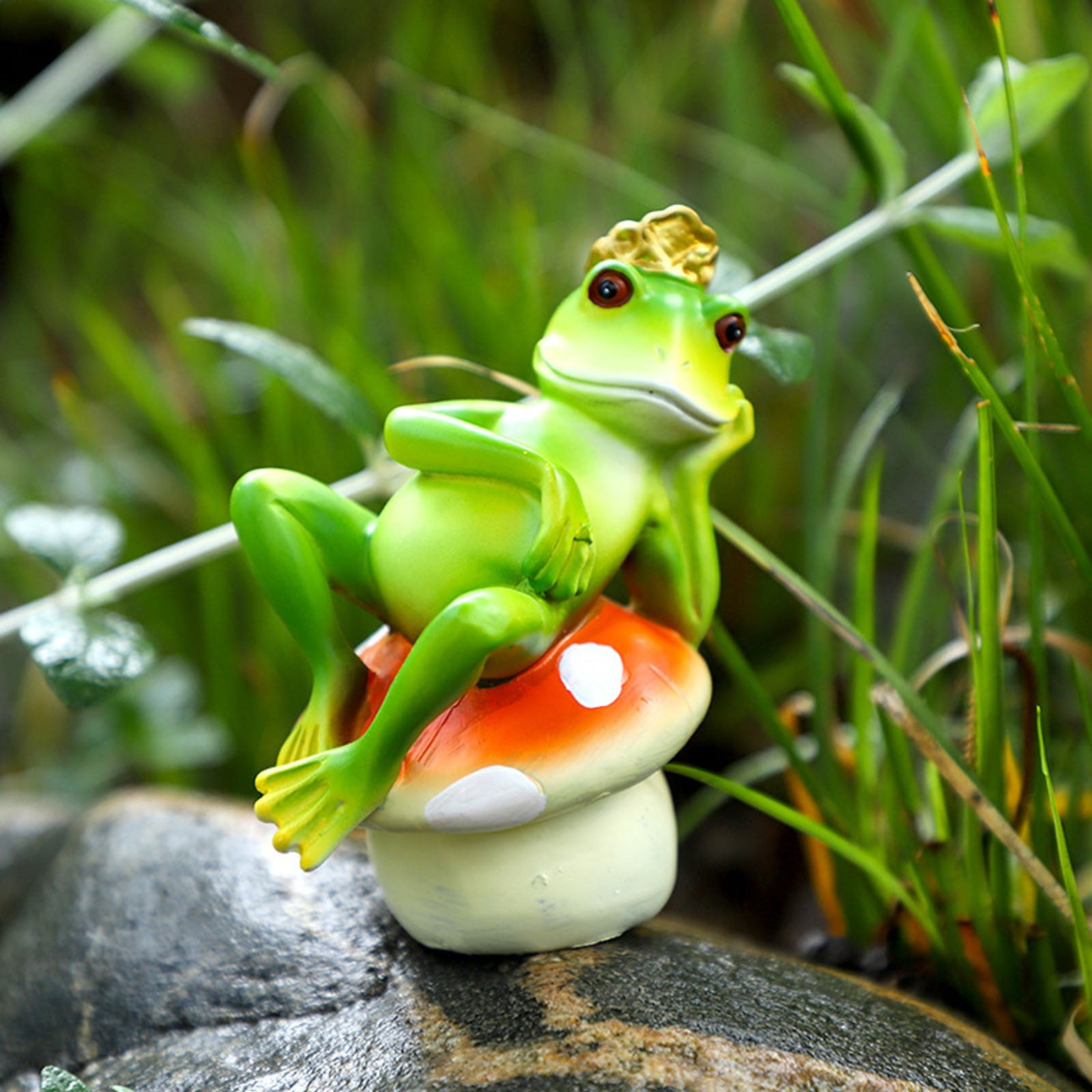 Clearance Items Aopfjg Whimsical Frog & Resin Figurines – Hand Painted ...