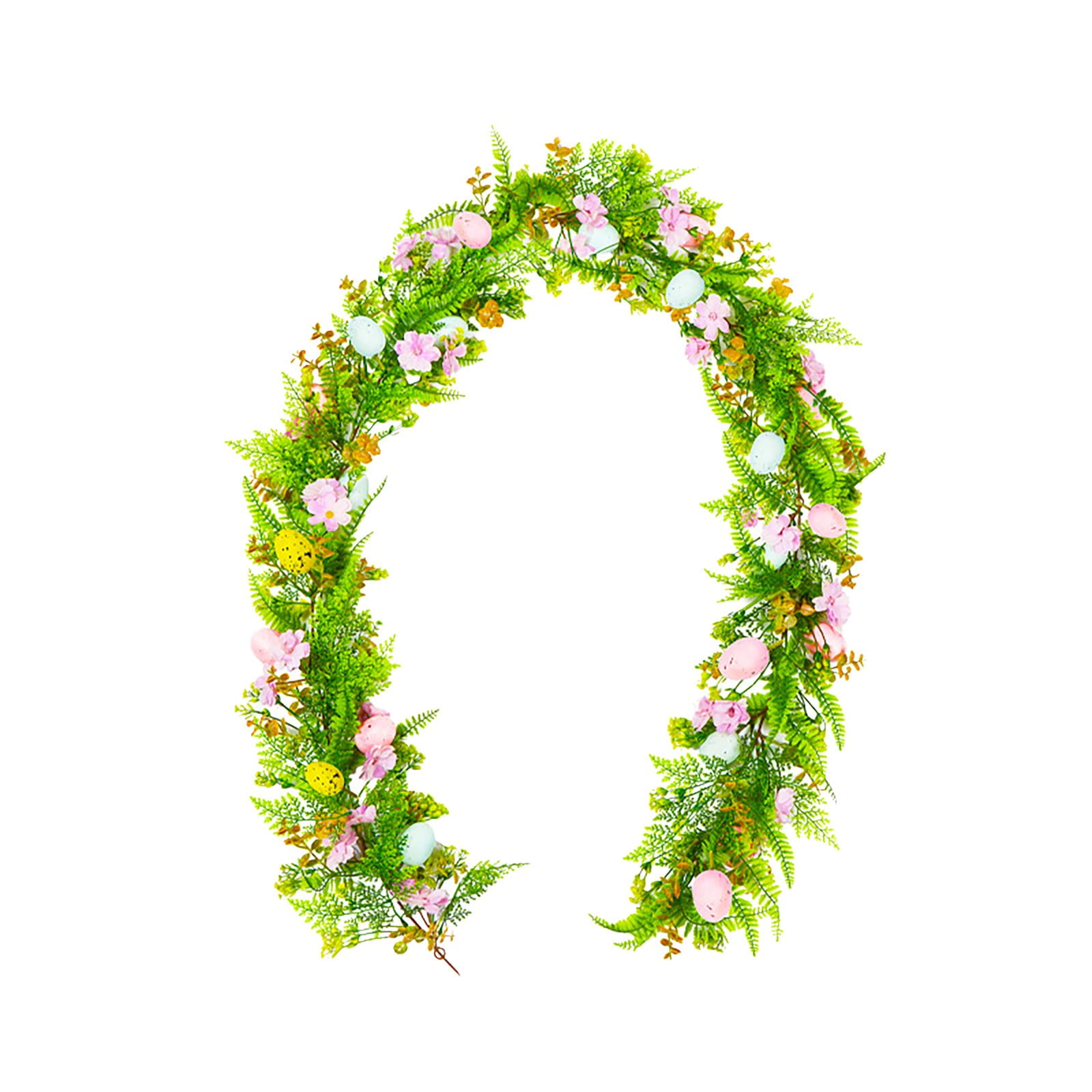 Clearance Items Artificial Hanging Egg Greenery Vines, Easter Wall ...