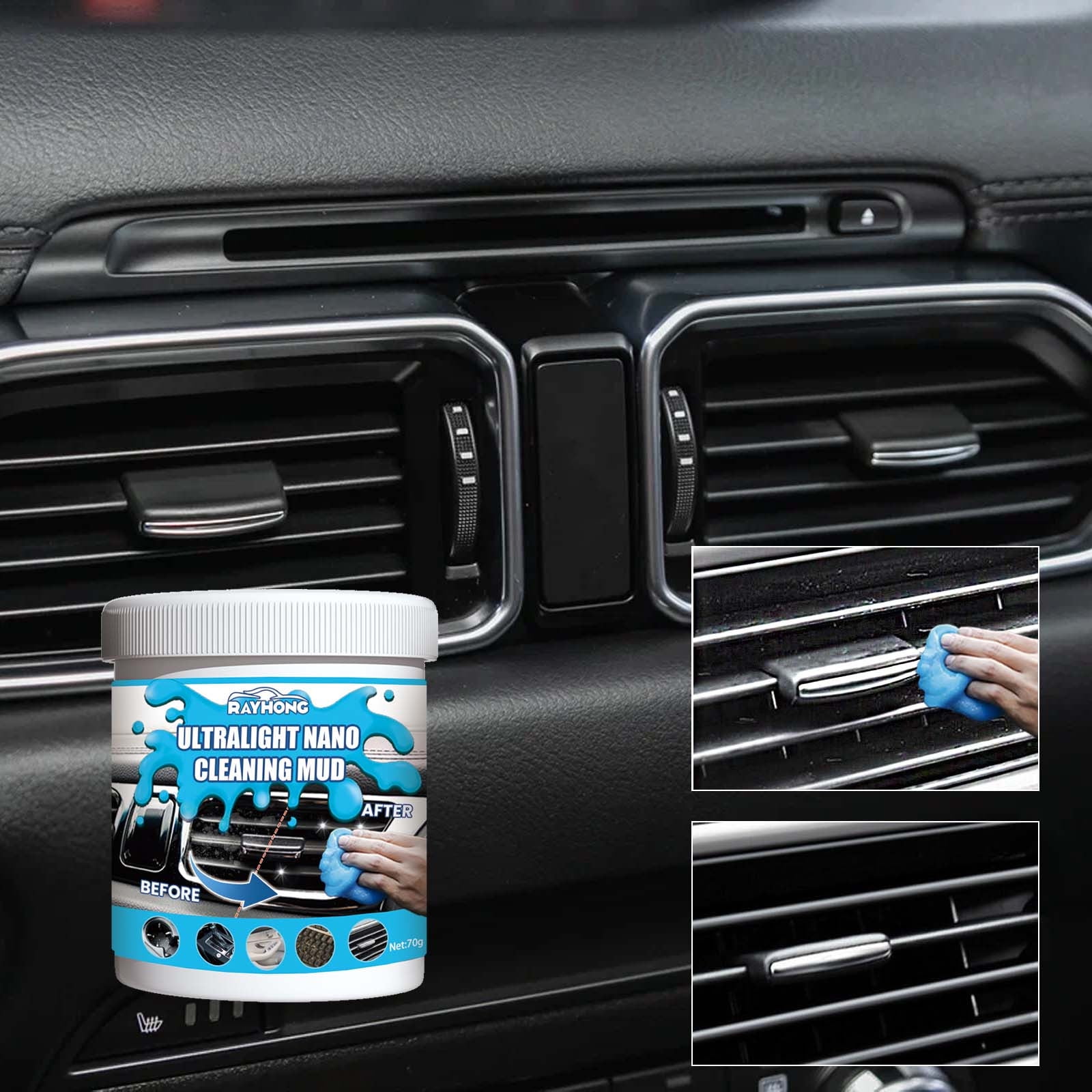 Clearance Items! Car Cleaning With Soft Adhesive. Cleaning The Outlet ...