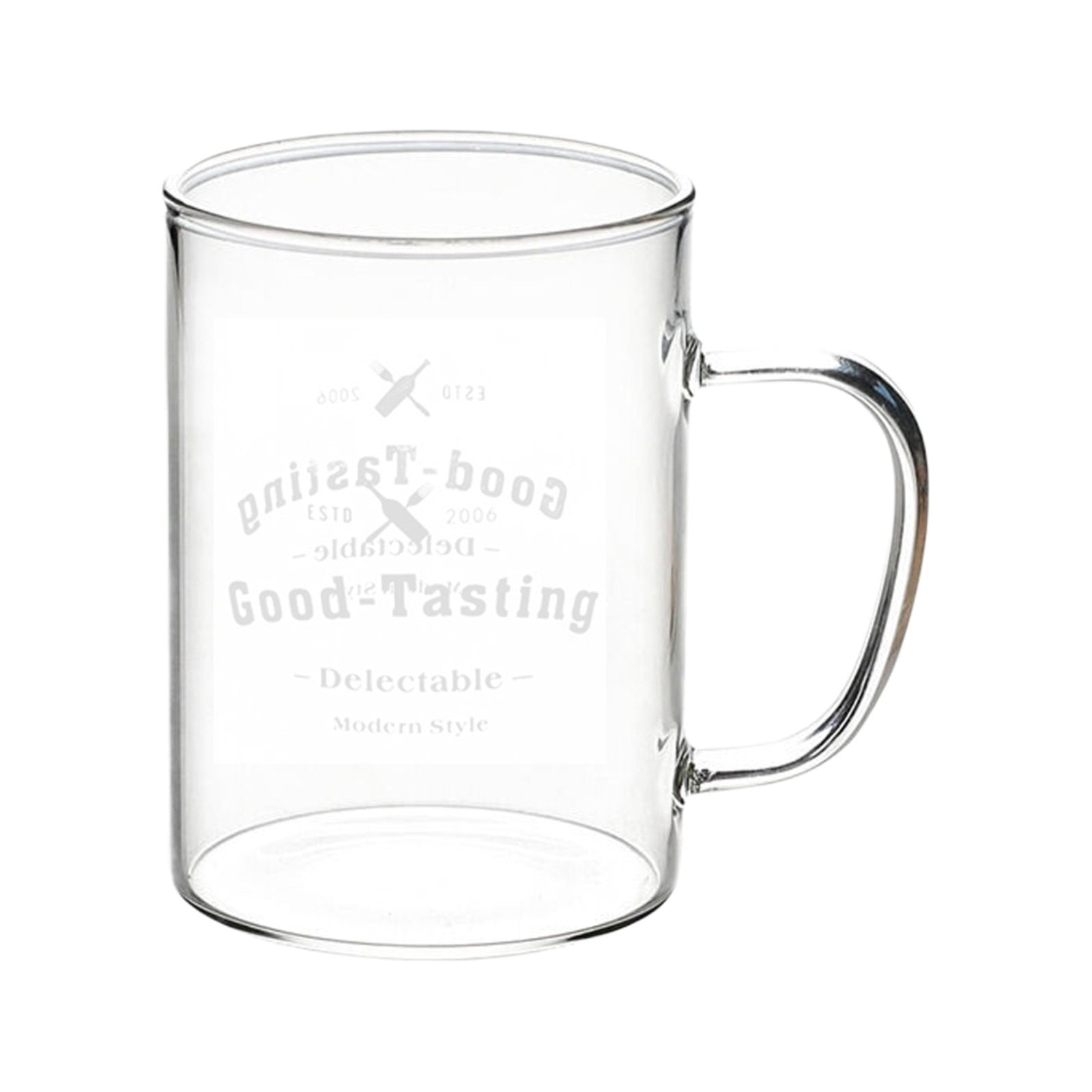 Clearance Items! Clear Glass Coffee Mugs 17 Oz Clear Transparent Tea ...