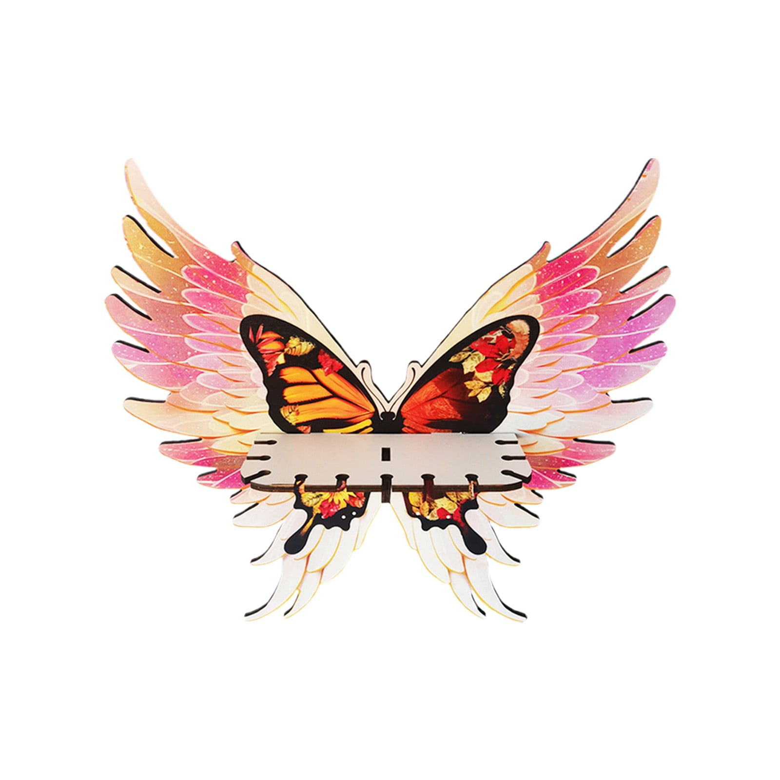 Clearance Items Corner Shelves Wall Mounted,Angel Wings Wooden Floating ...