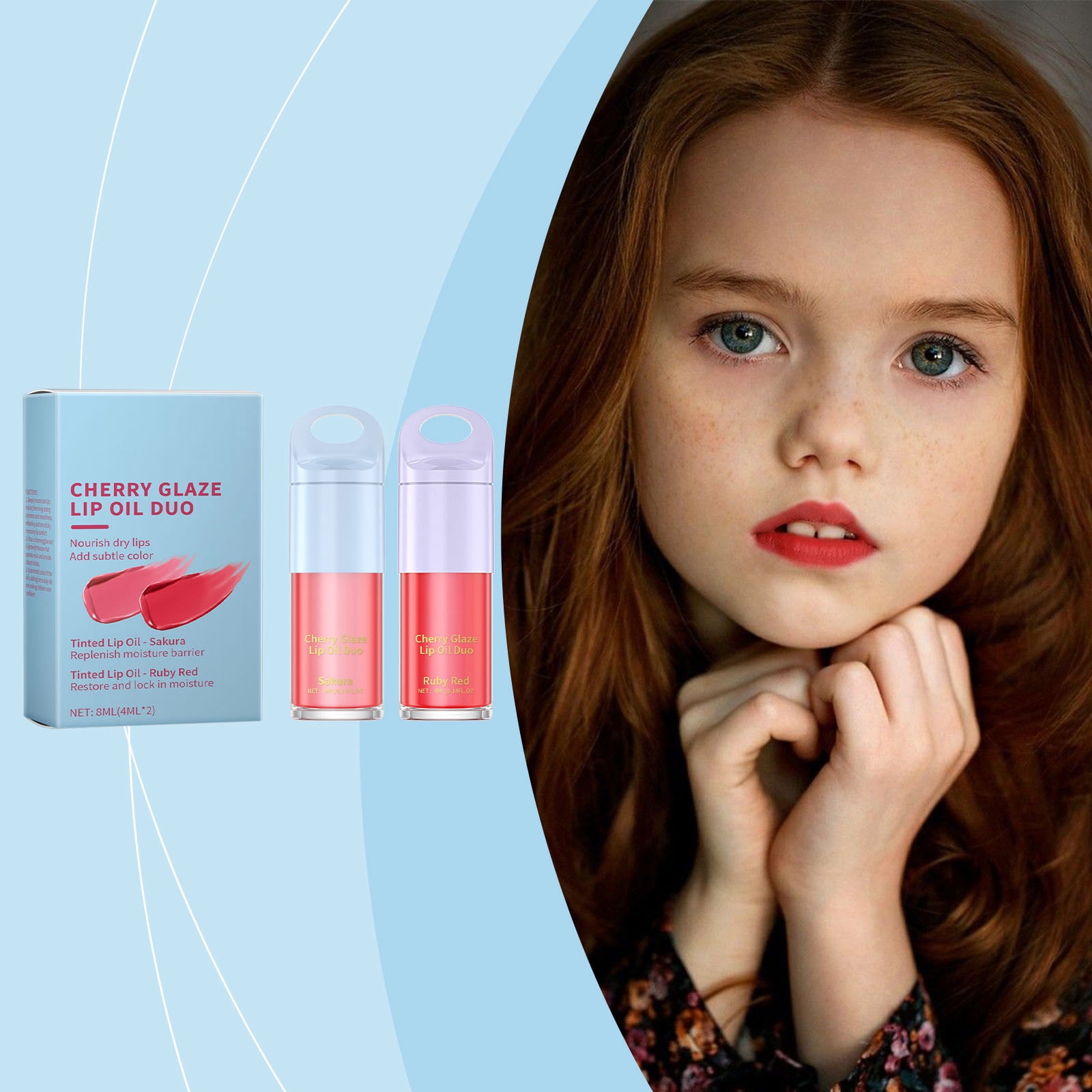 Clearance Items! FAJHHA Kids Tinted Lip Gloss Kit,8ml-Vegan Makeup for ...