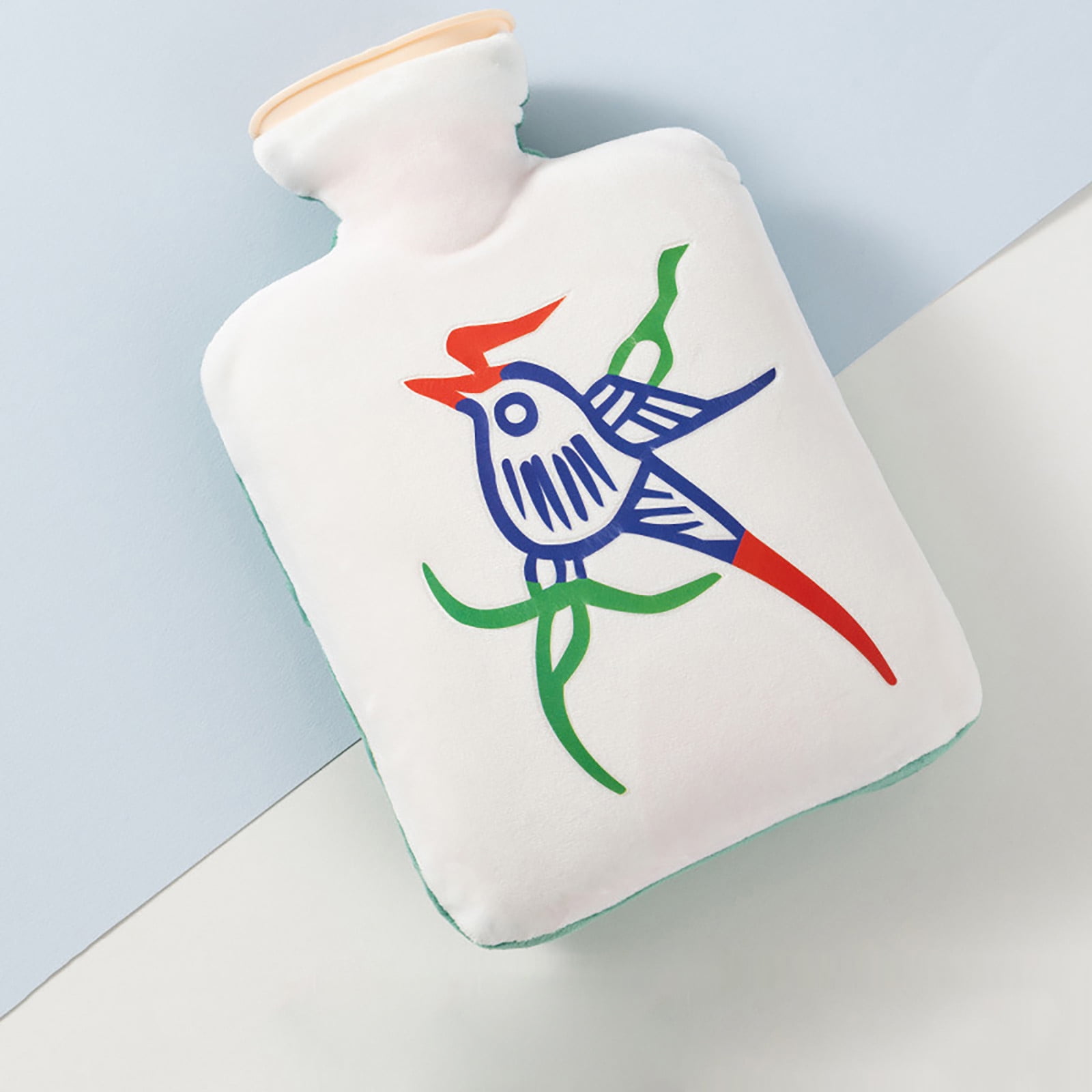 Clearance Items!FAJHHA Mahjong Facai Hot Water Bag,Warm Plush PVC Water Injection Heater with ...