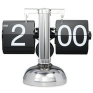 Betus Retro Style Flip Desk Shelf Clock - Classic Mechanical Digital ...