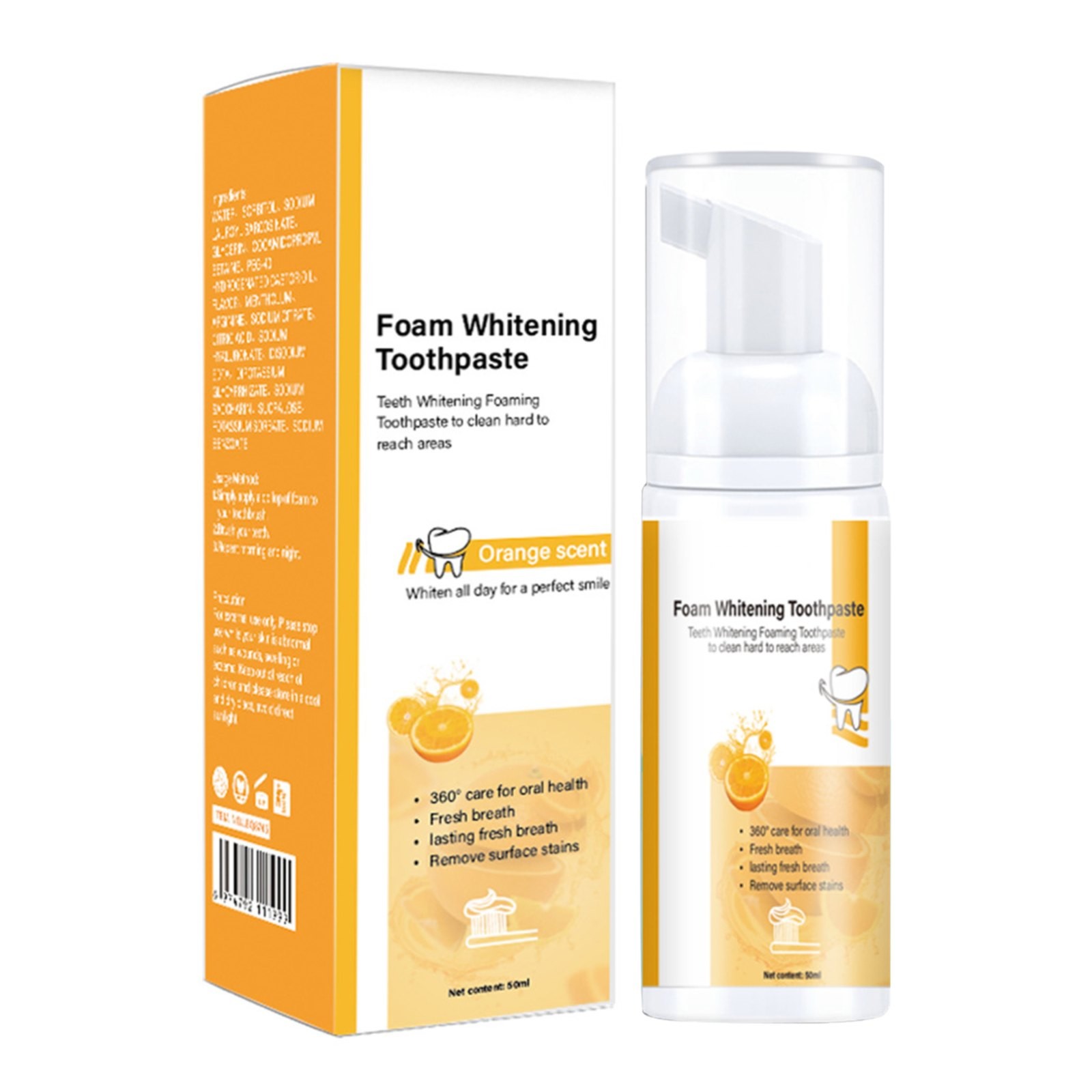 Clearance Items Foam Toothpaste for Fresh Breath & Stain Removal ...