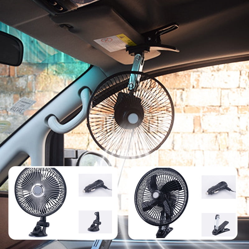 Clearance Items! Gosuguu Adjustable Car Fan, 12V Car Mounted Fan with ...