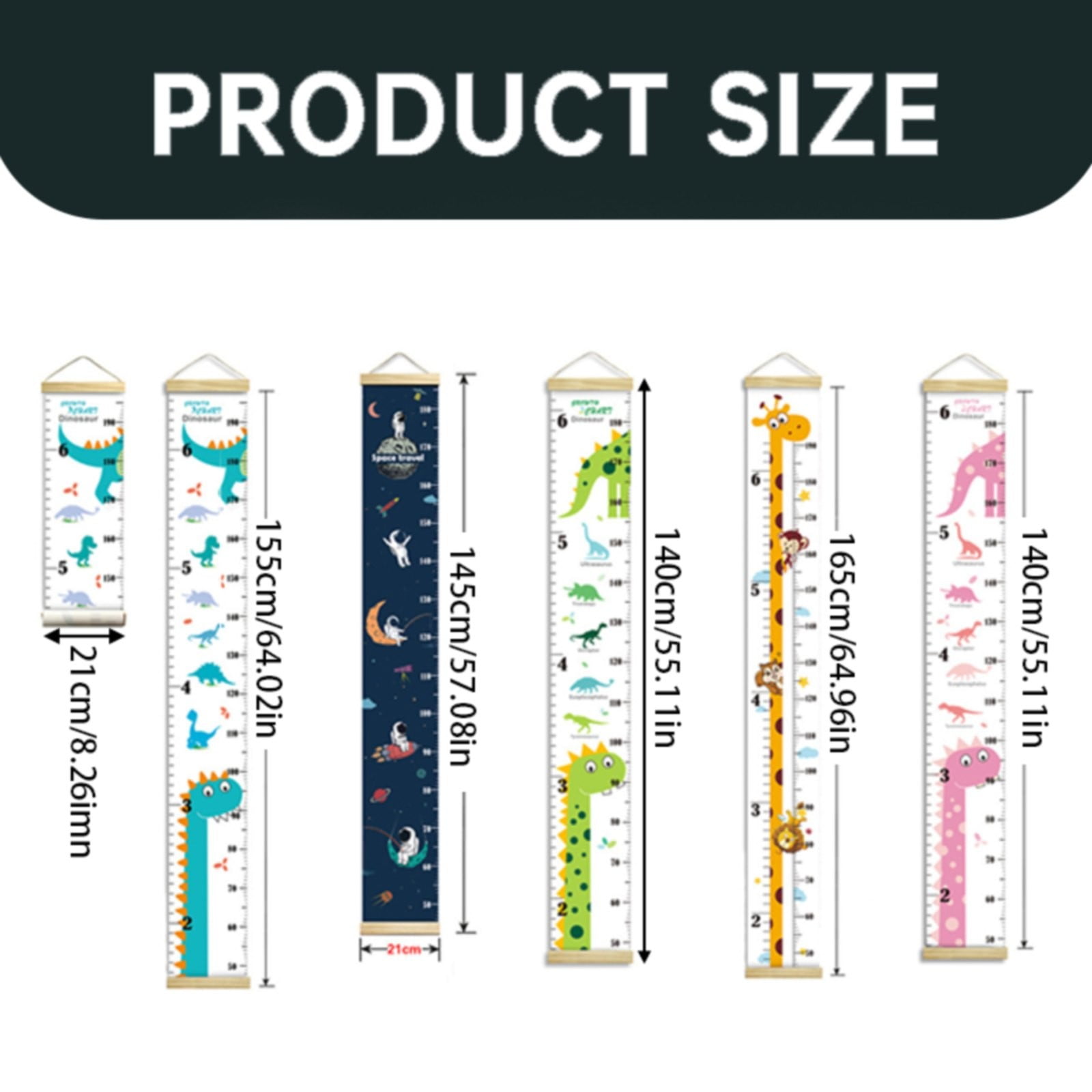 Clearance Items! Height Ruler Painted Dinosaur Powder, Hilingoto Baby ...