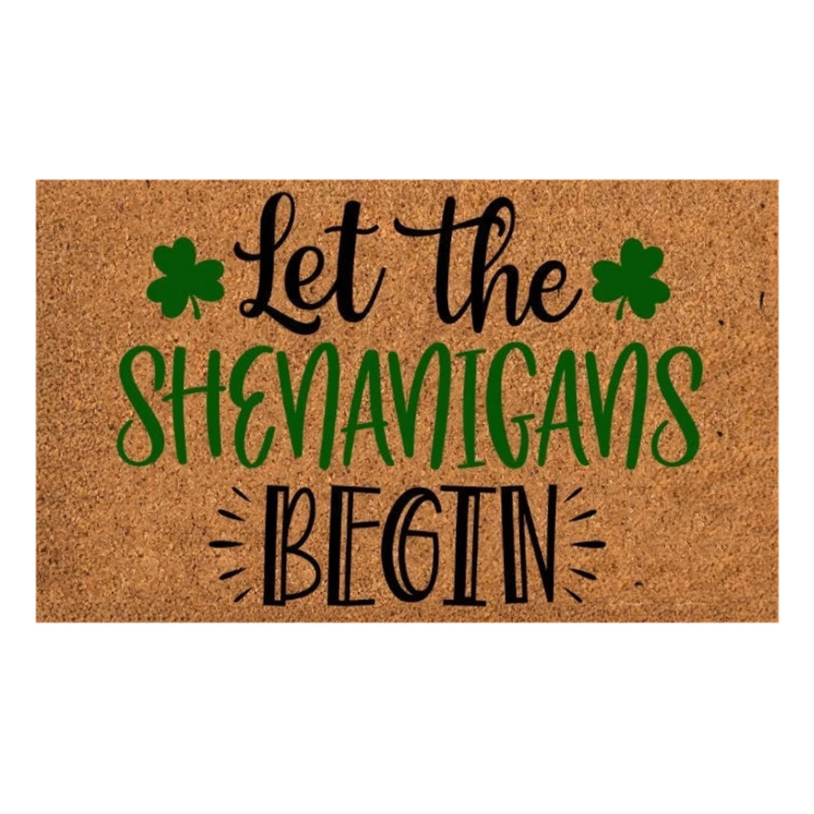 Clearance Items Irish Day Welcome Door Mats, Holiday Polyester Mats for ...