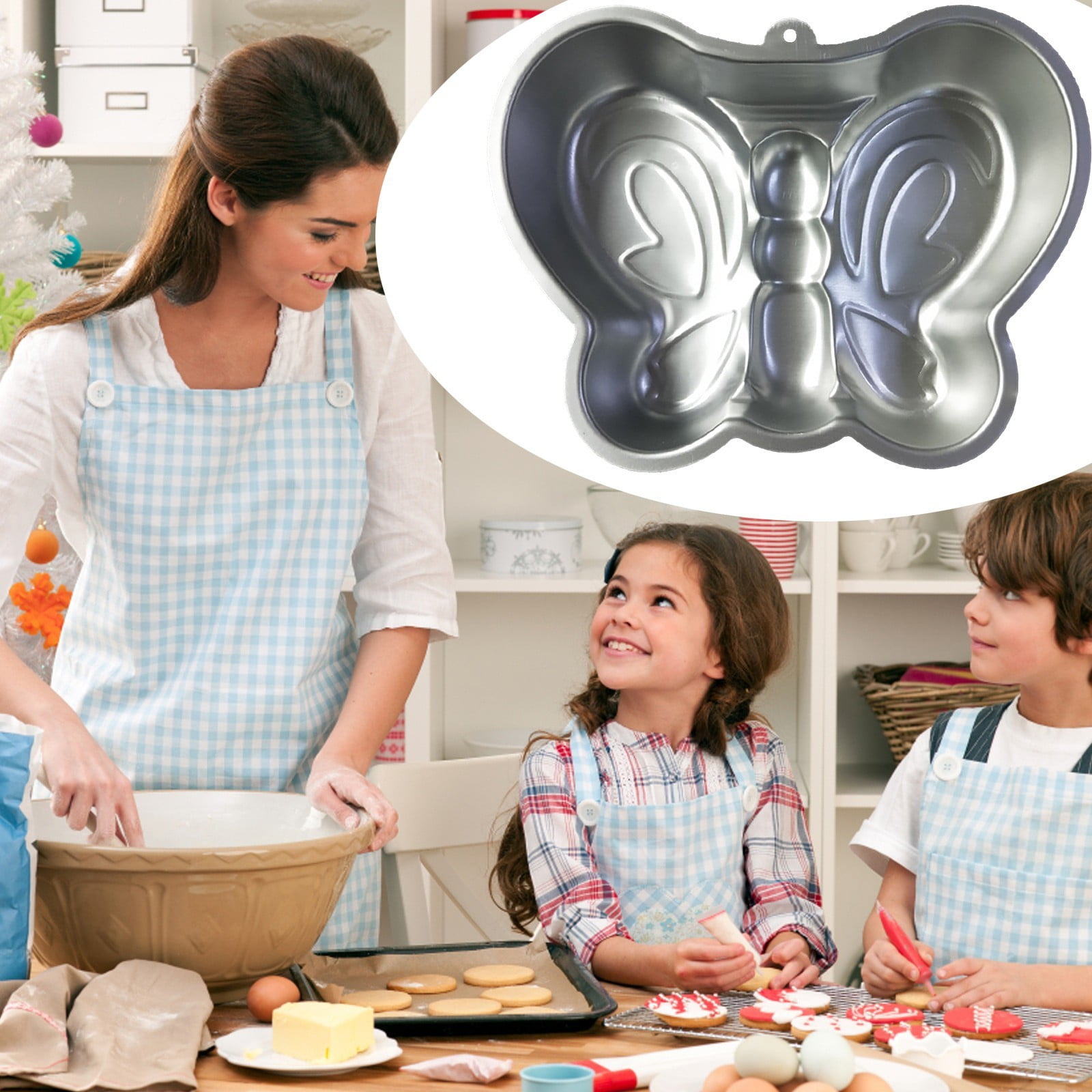 Clearance Items! MASLVO Butterfly Cake Pan,3D Aluminum Cake Pan - Bake ...