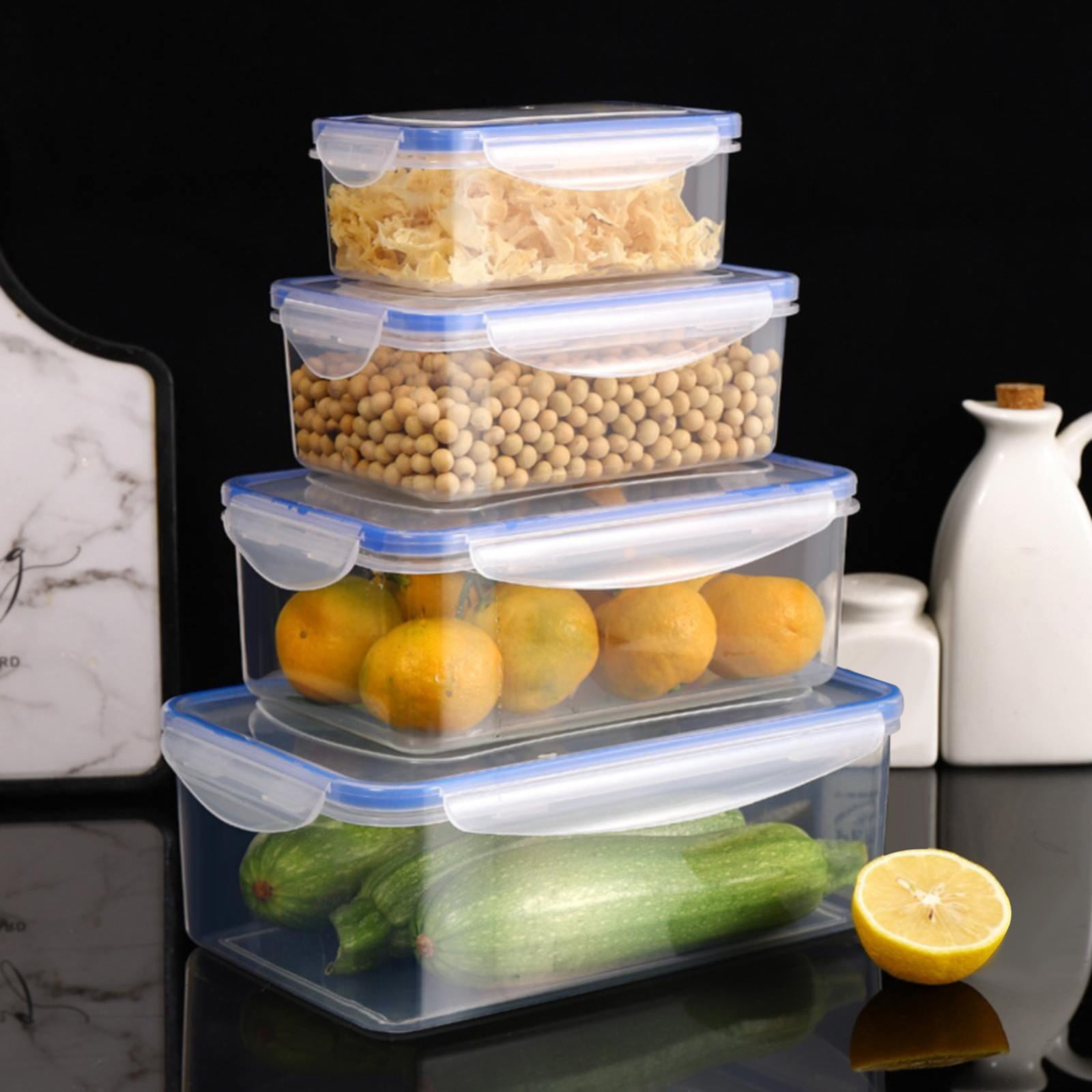 Clearance Items! Miommo Kitchen Food Storage Pack Of 4 Refrigerator ...