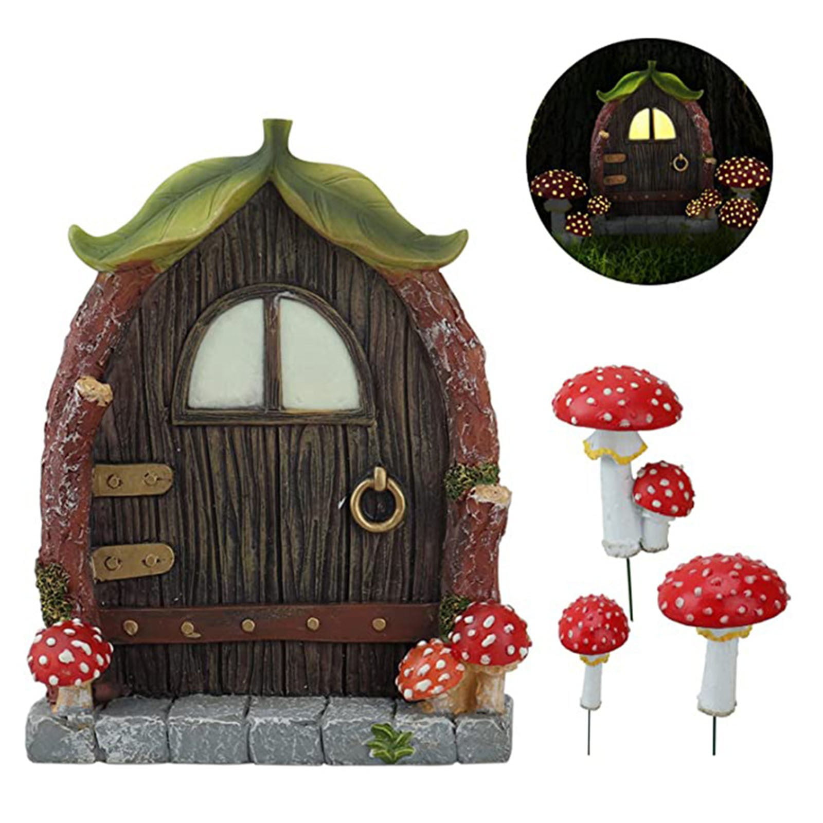 Clearance Items!Musol Tech Fairy Garden House Outdoor Fairies Houses ...