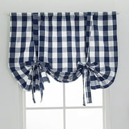 Shabby Chic Sheer Rod Pocket Cascade Waterfall Curtain Panel, (1 Pair ...