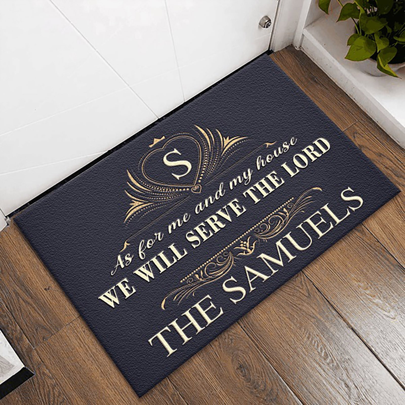 Clearance Items!Shpwfbe Doormats,Welcome Matt Outdoor,PERSONALIZED ...