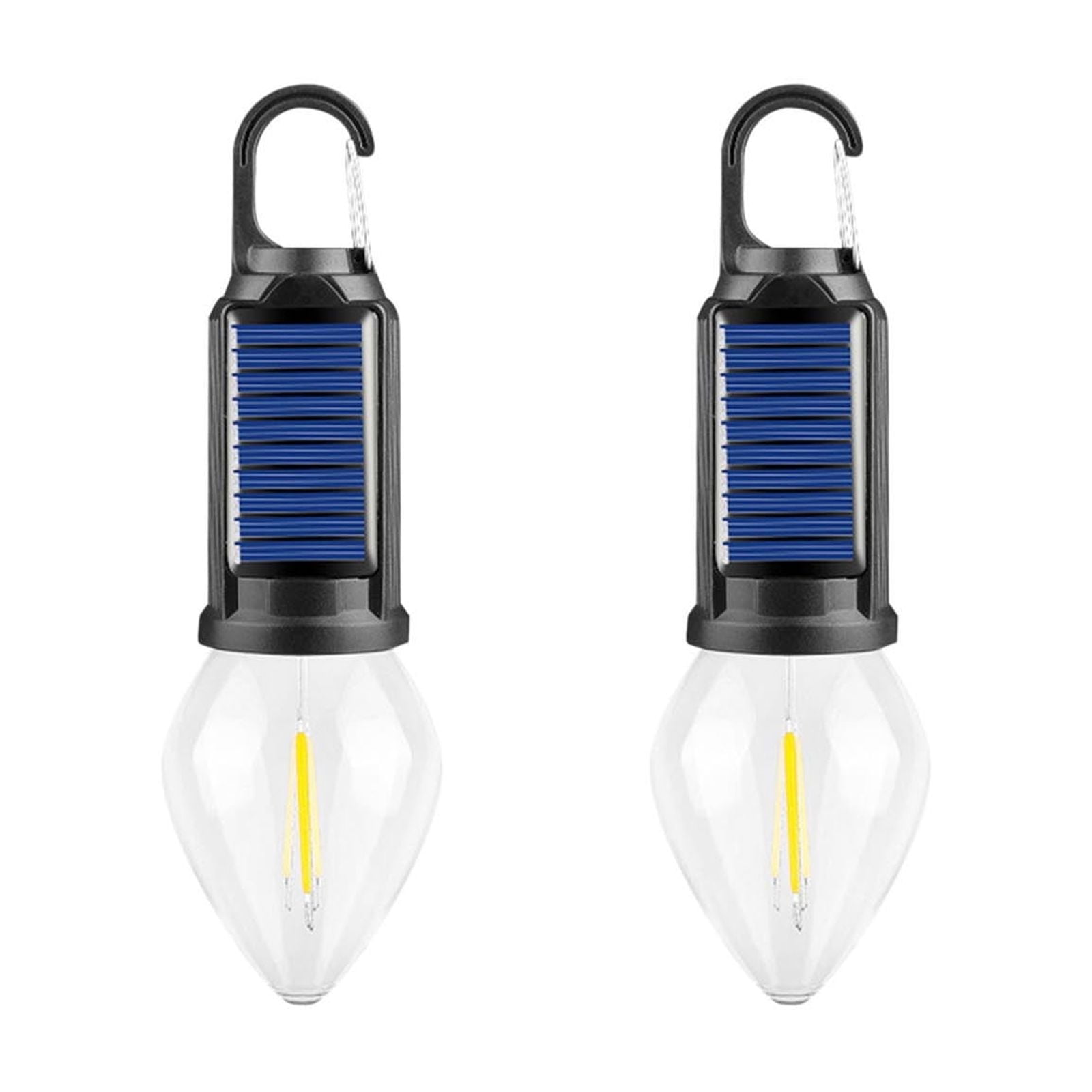 Clearance Items! Solar Outdoor Warm Light Bulb, Rechargeable LED ...