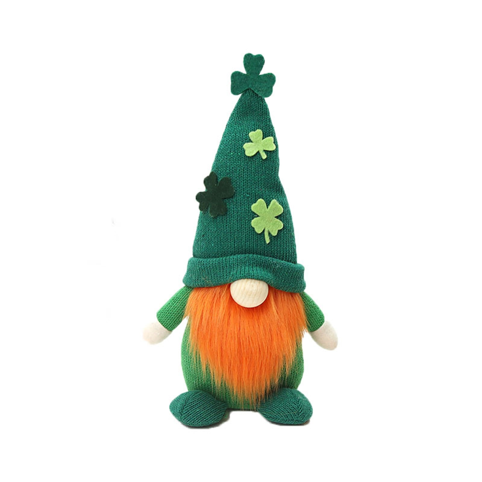 Clearance Items St. Patrick’S Day Gnome ornament, Green Plaid Irish ...