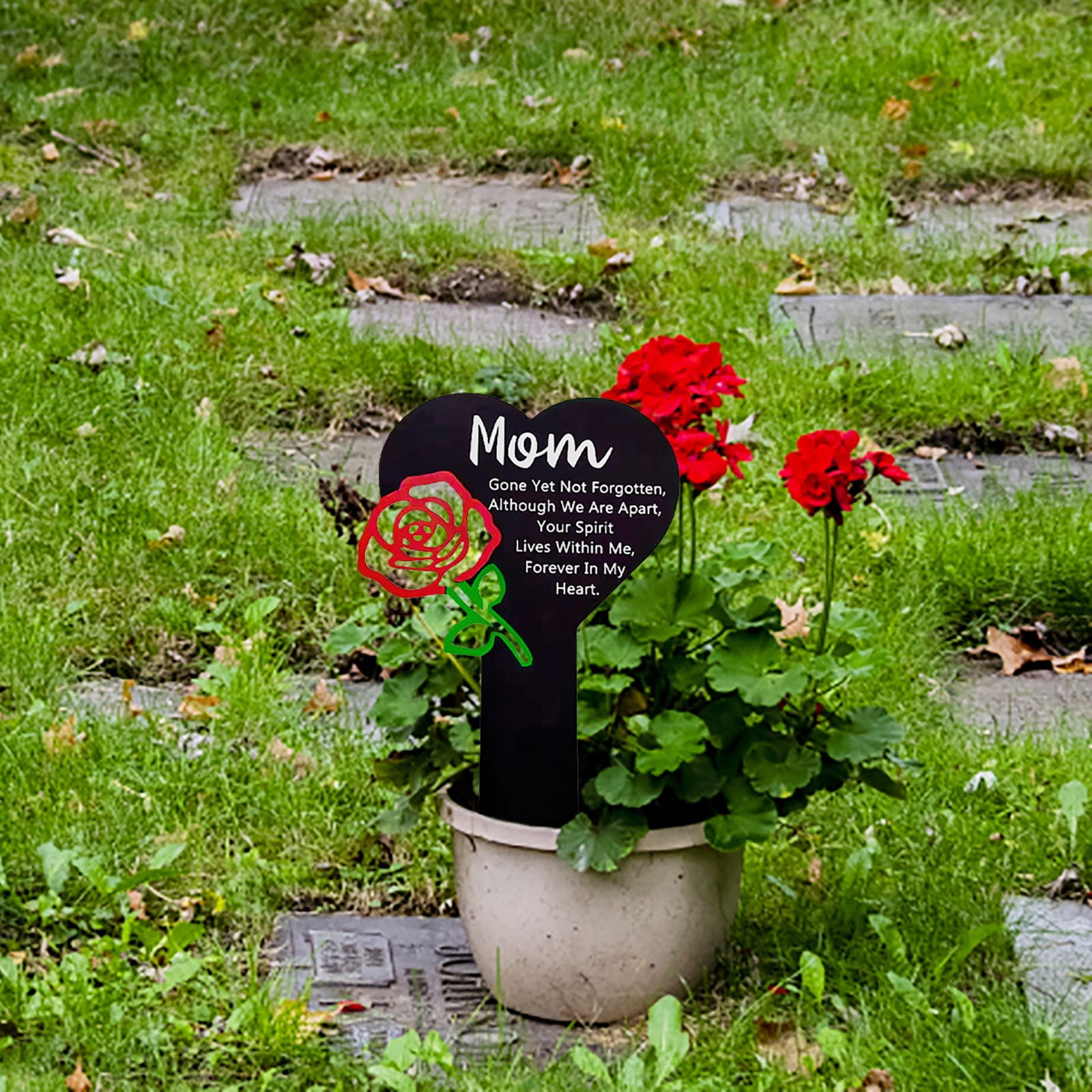 Clearance Items! Sympathy Garden Decoration Plaque, Commemorative Stake ...