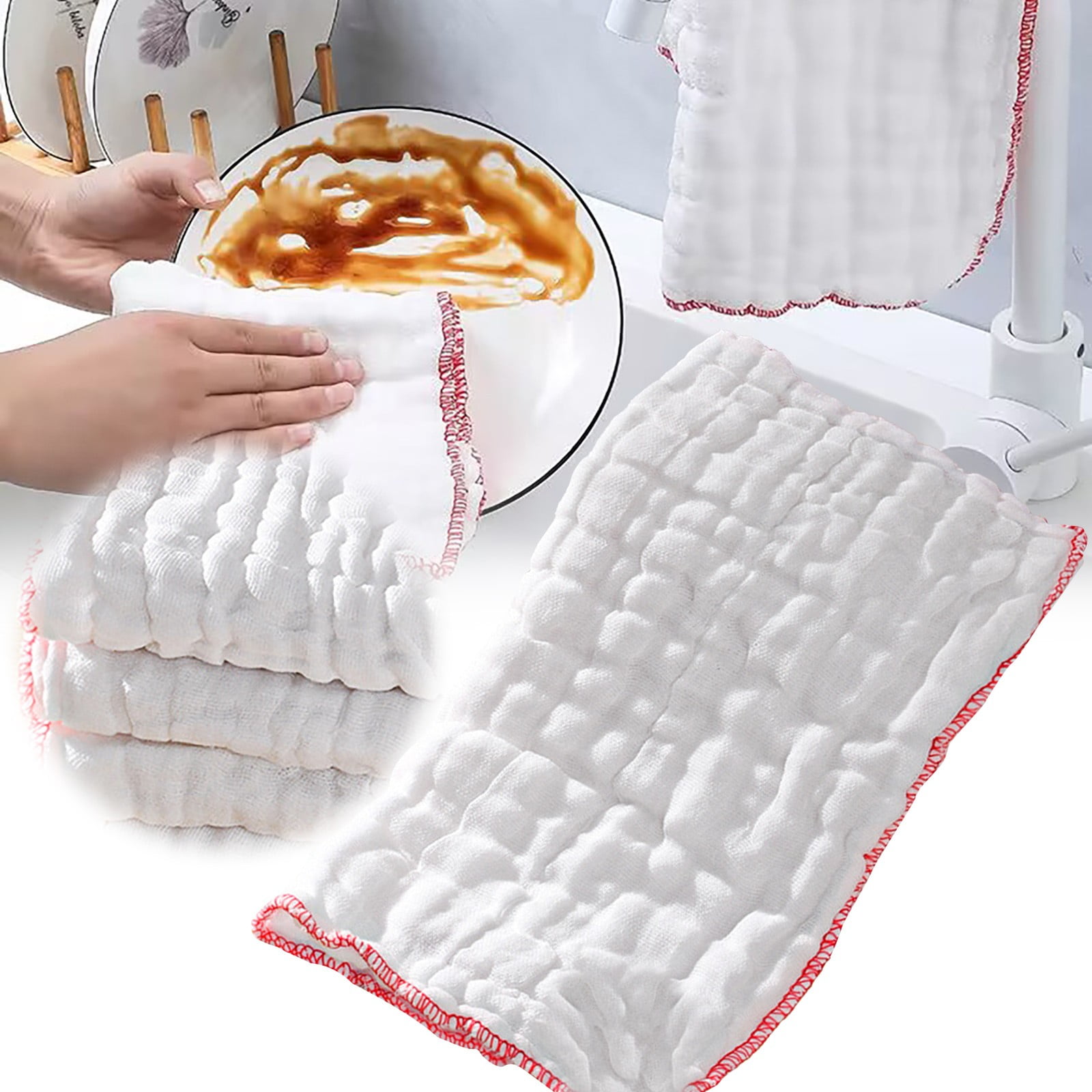 Clearance Items!TAKTUK Dish Cloths,Home and Kitchen,Dishwashing Rags ...