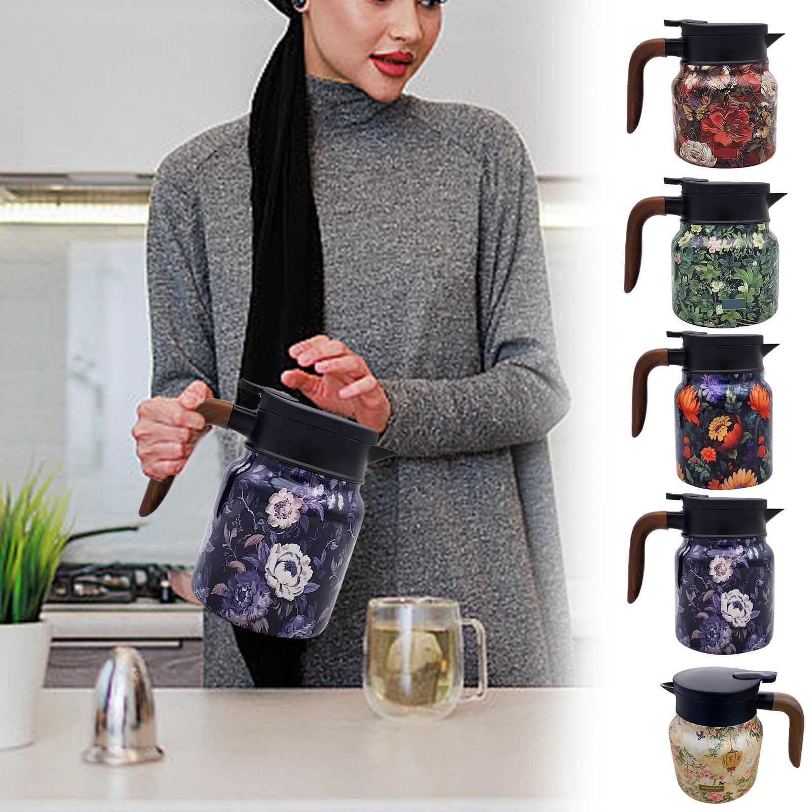 Clearance Items! Tea and Coffee Insulation Pot, Thermal Coffee Pot for ...