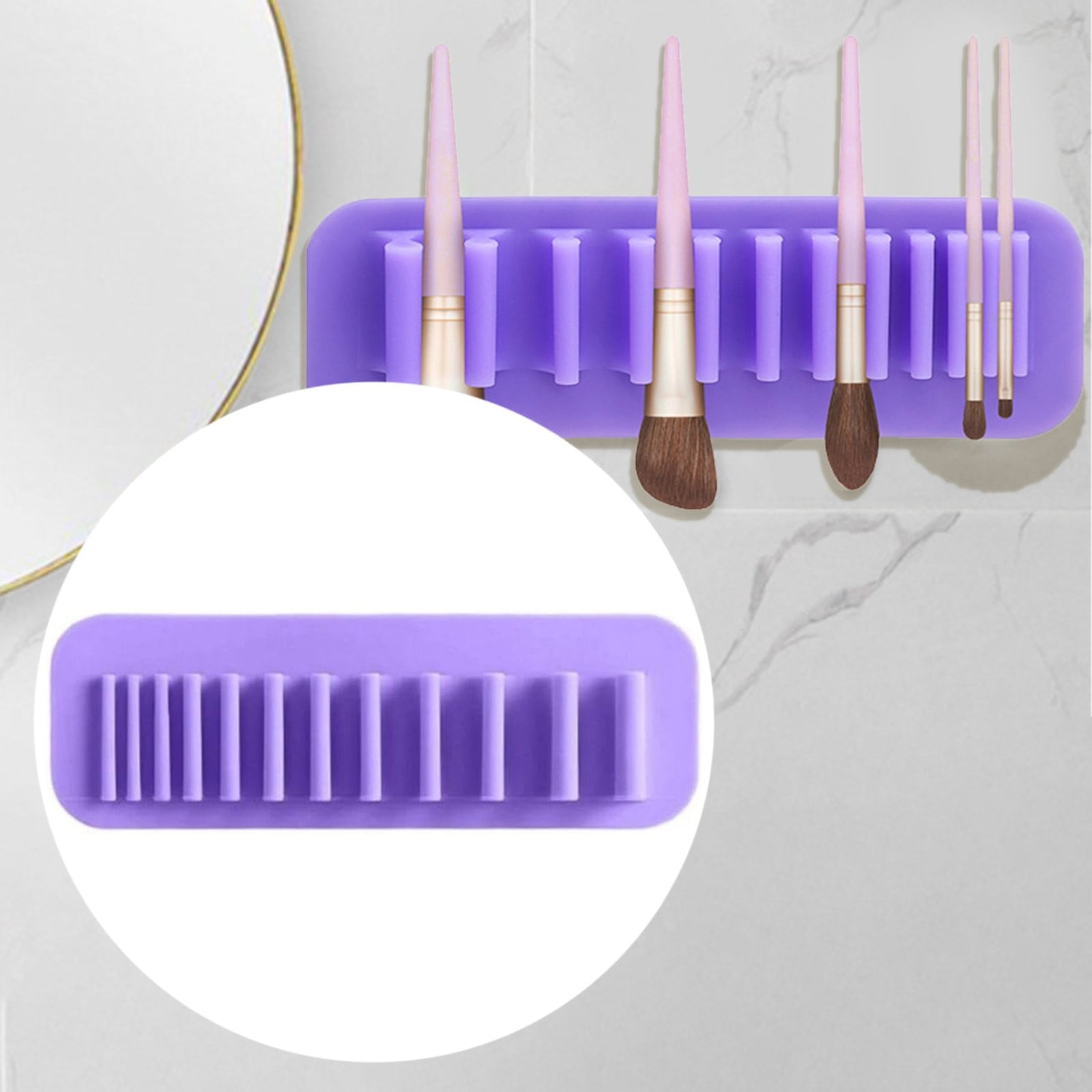 Clearance Items! Wall Mounted Silicone Makeup Brush Drying Rack ...