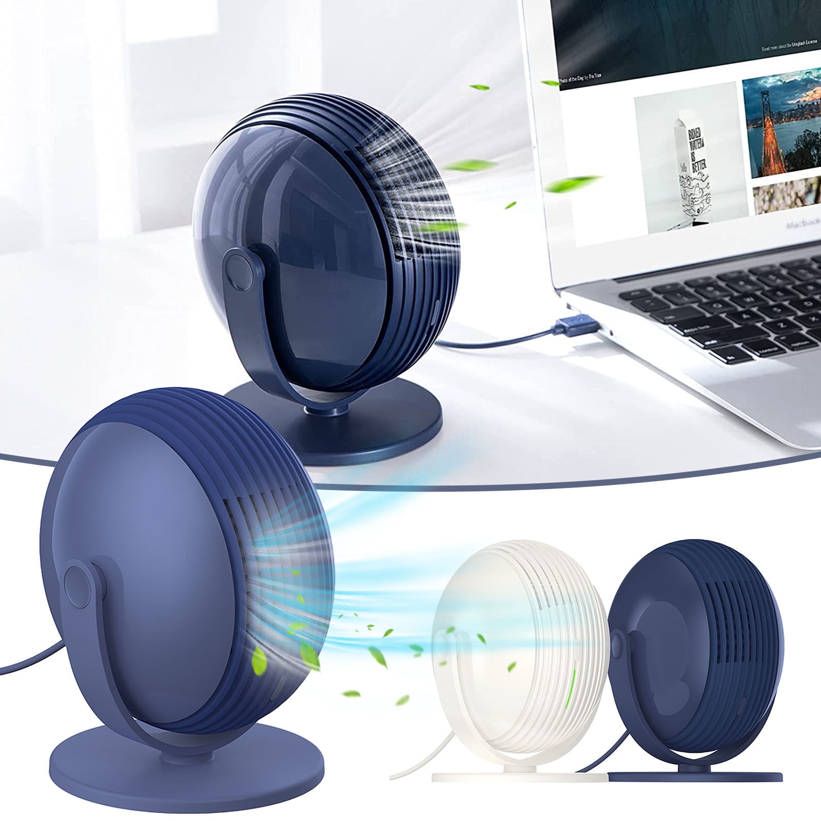 Clearance! JKLOP Fans New Leafless Small Fan Desktop Mini Three-Speed ...