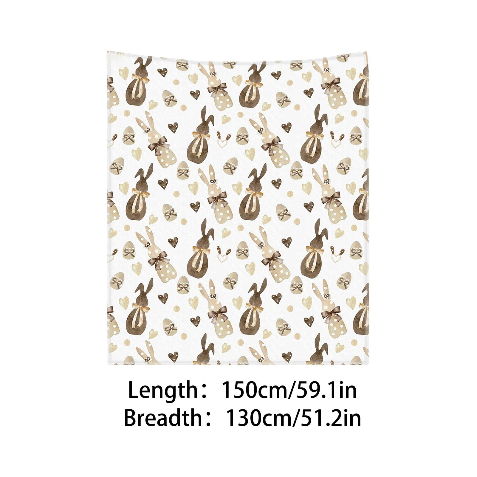 Clearance!JMYHOAM Easter Decorations Happy Easter Blanket Rabbits Eggs ...