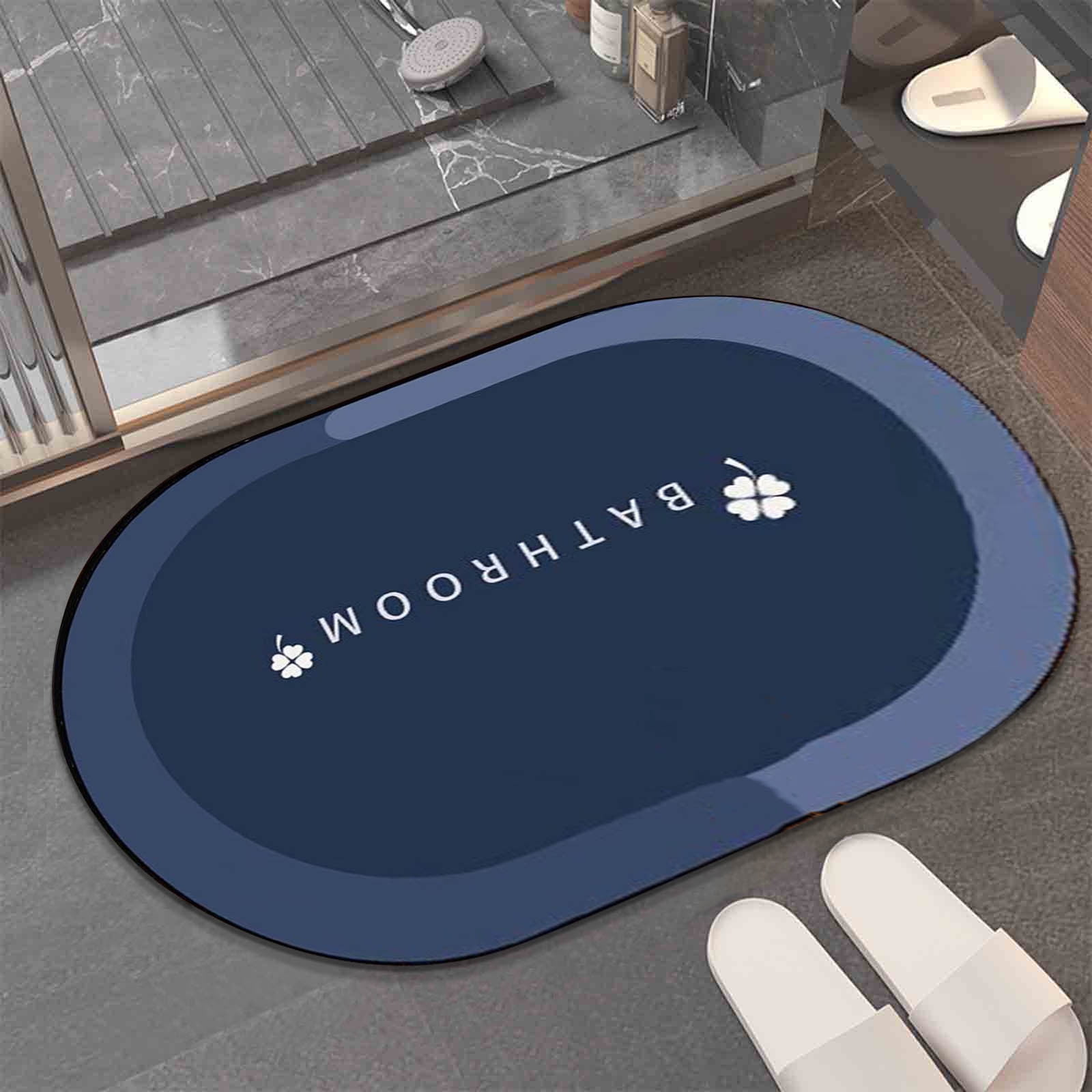 Clearance!JMYHOAM Four Leaf Diatomaceous Mud Drying Floor Mat Bathroom ...