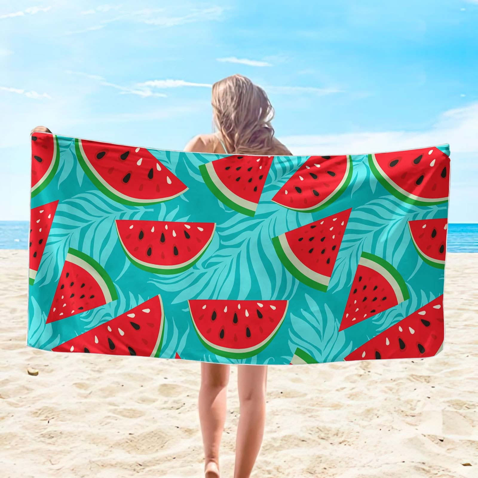 Clearance! JMYHOAM Microfiber Beach Towel Super Lightweight Colorful ...