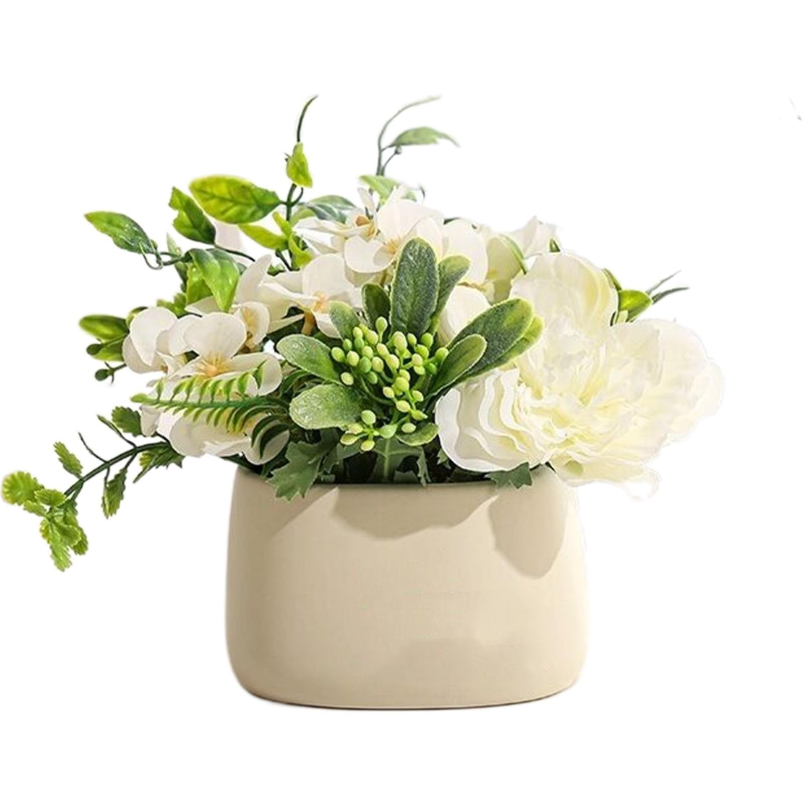 Clearance! JWDX Artificial Flowers, Sunflower Potted Plant Office Green ...