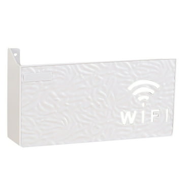 Shebeky Router Storage Box Wall Mounted Transparent Large Capacity Wifi ...