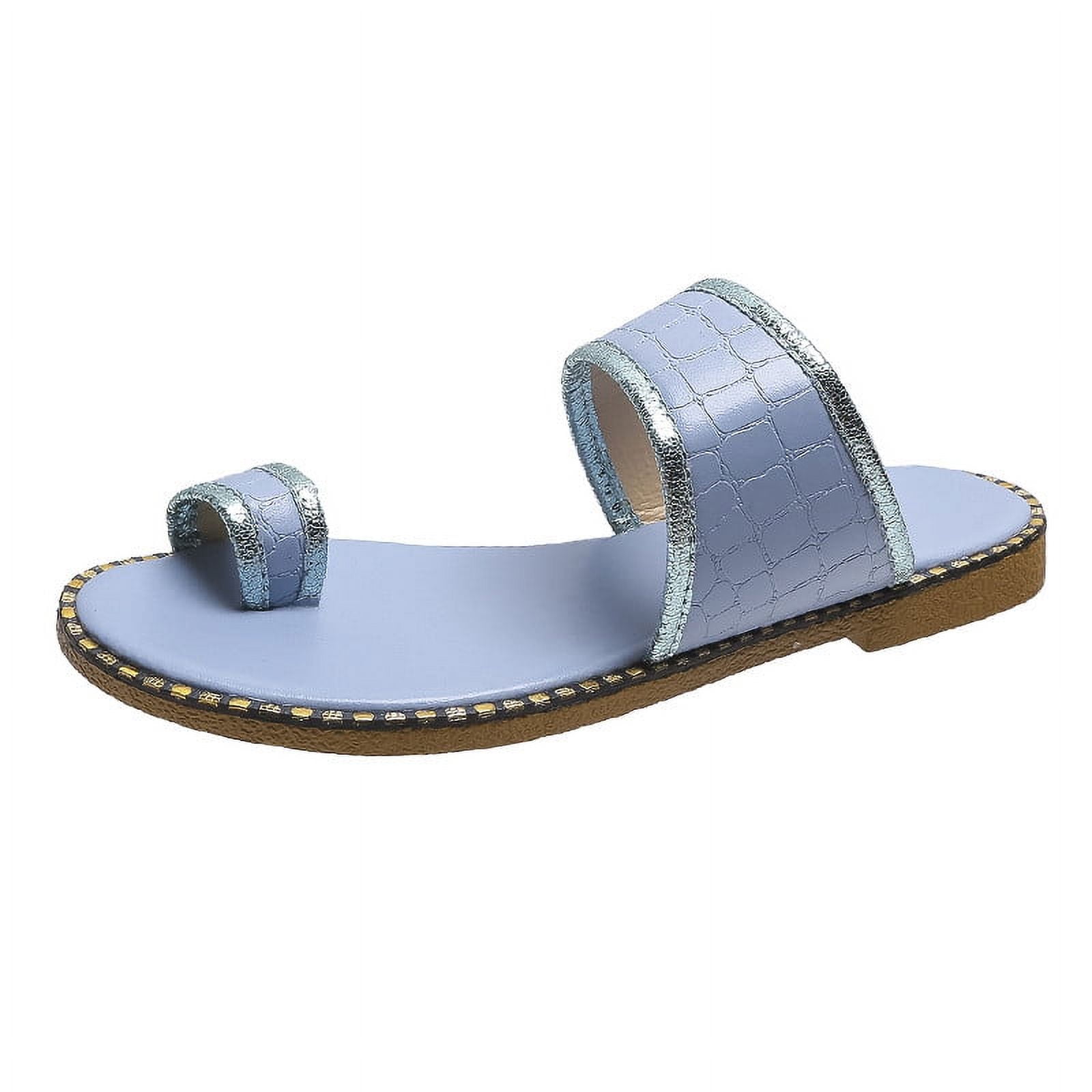 JeashCHAT Sandals for Women, Slide Sandals Summer New Women's Shoes ...