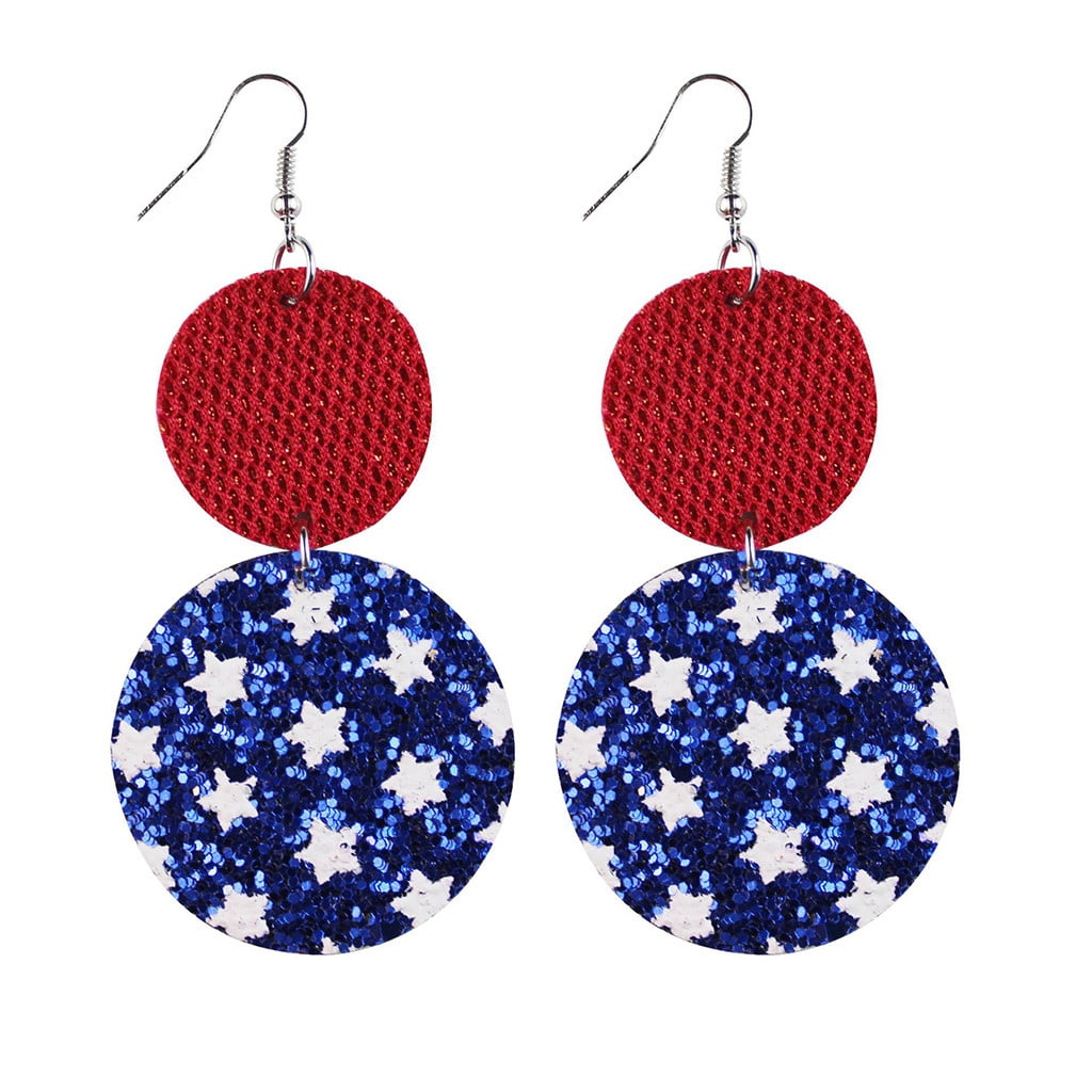 VerPetridure Clearance Women's American Party Dangle Earrings, Girls ...