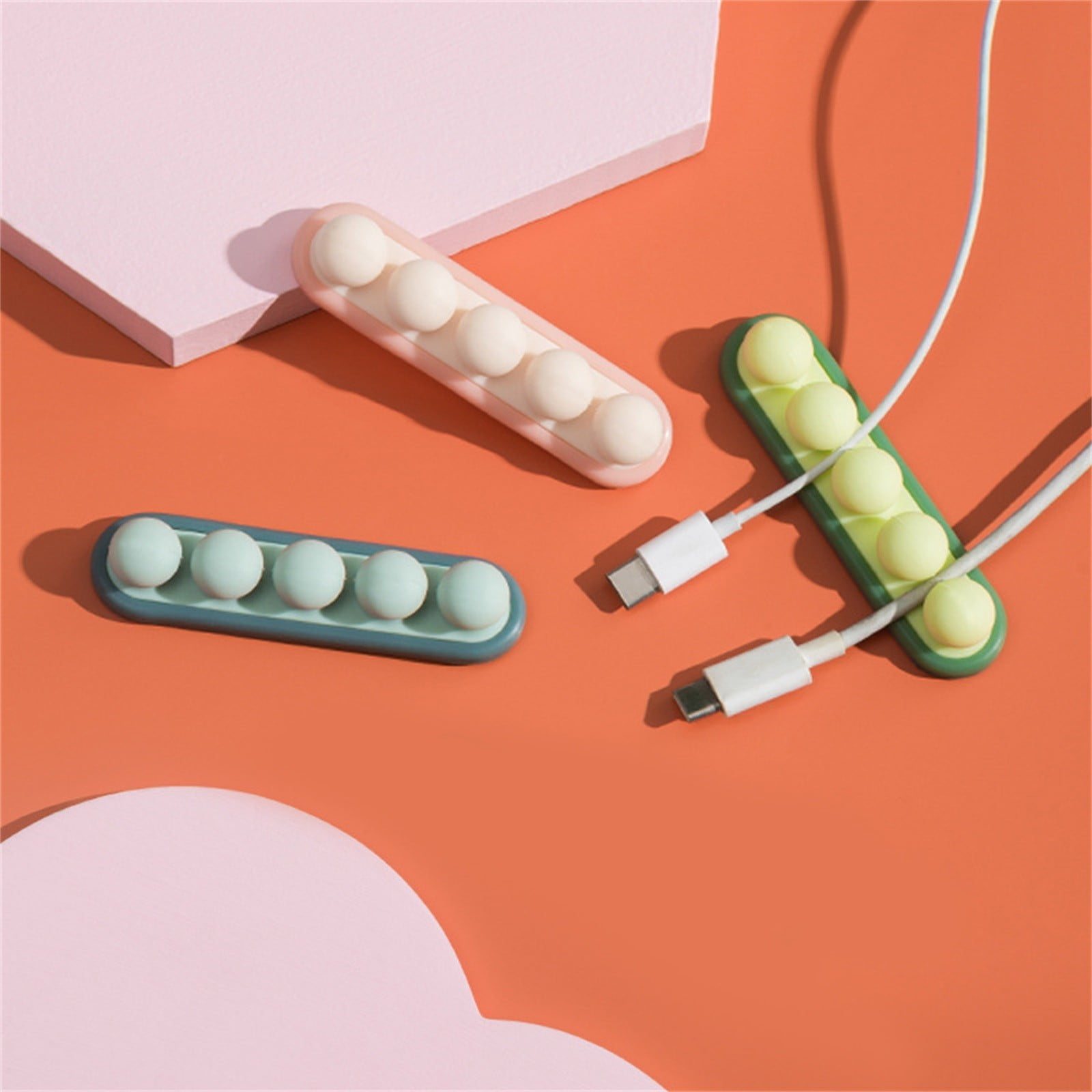 Clearance Jiikun Fixing Clip PeaPod Cable Organizer Desktop Cable ...