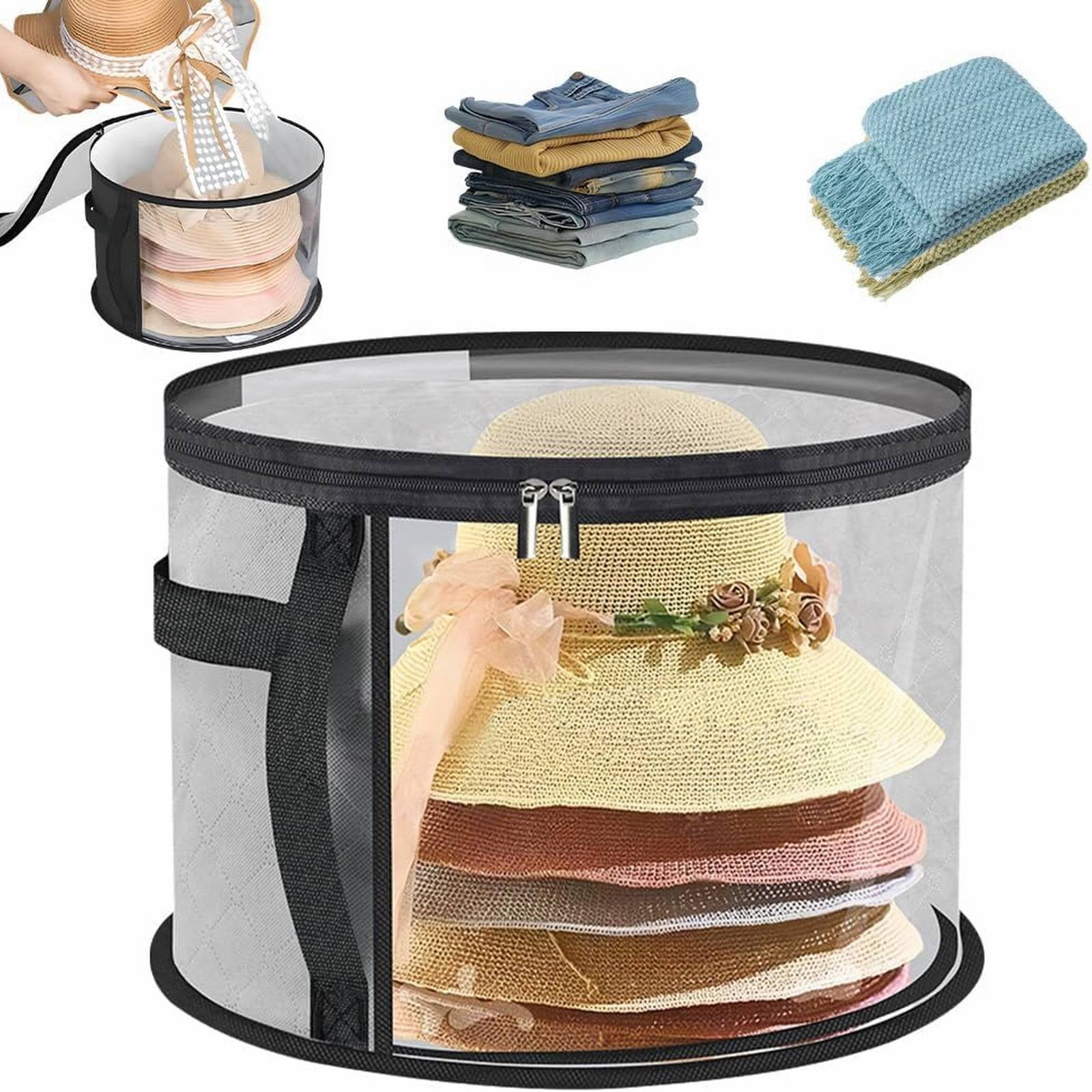 Clearance!Joipy Hat Storage,Hat Box,Oversized Hat Organizer Bag for ...