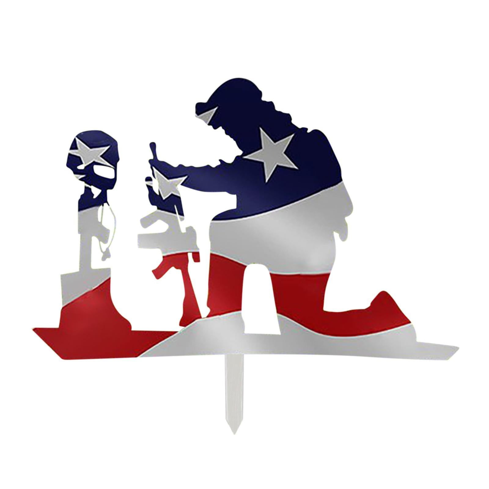 Clearance! JWDX Statue, Sculptures and Statues Promotion, American Flag ...