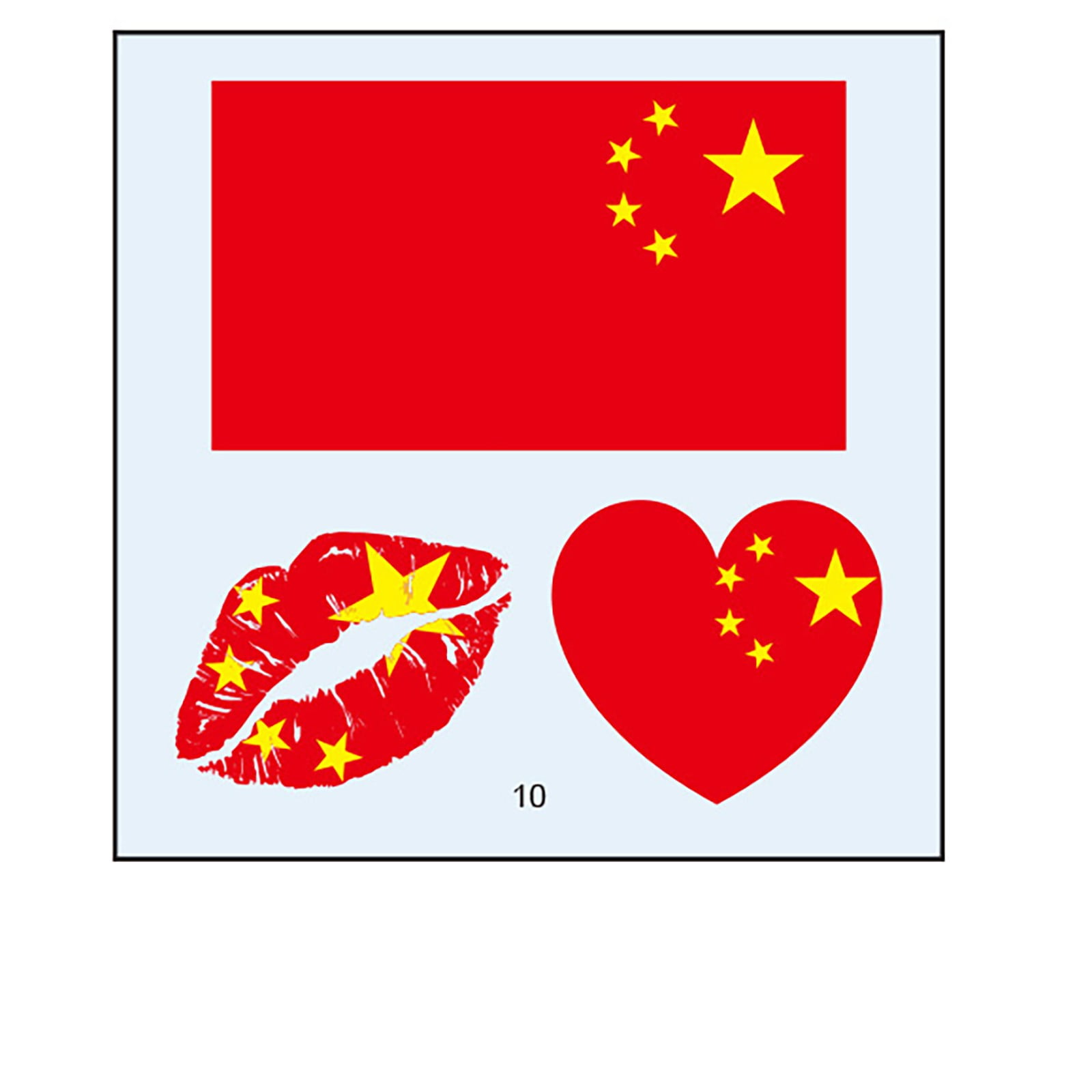 Clearance! Kaireo Stickers, Flag Stickers Patriotic Car Flags Car ...