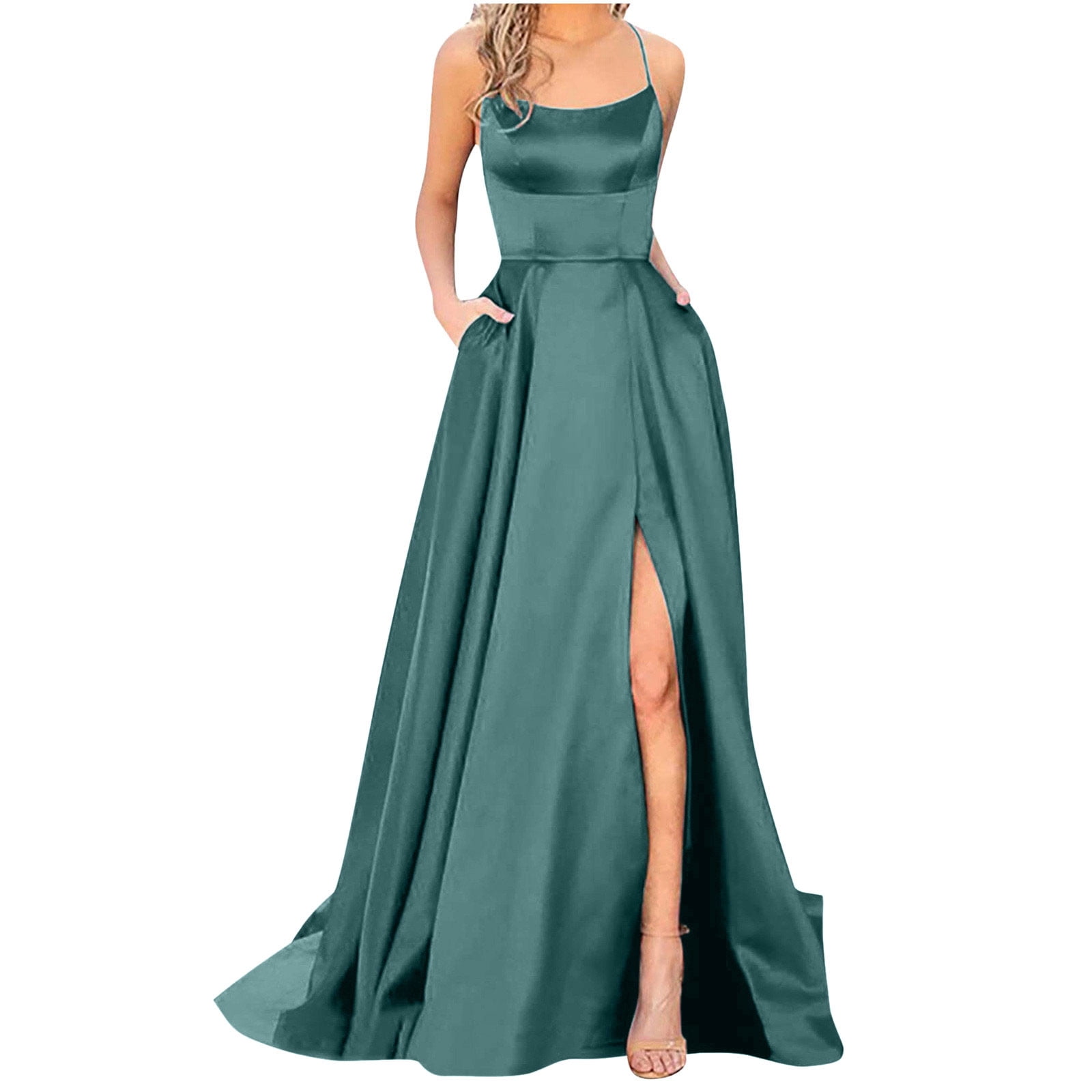 Clearance LYXSSBYX Homecoming Dresses for Women Women's Solid Color Off ...