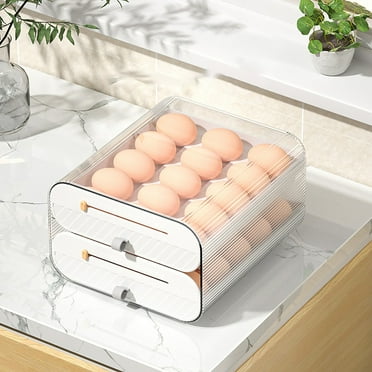 Egg Holder for Fridge 36-Capacity Egg Container , Fridge Organizer Bins ...