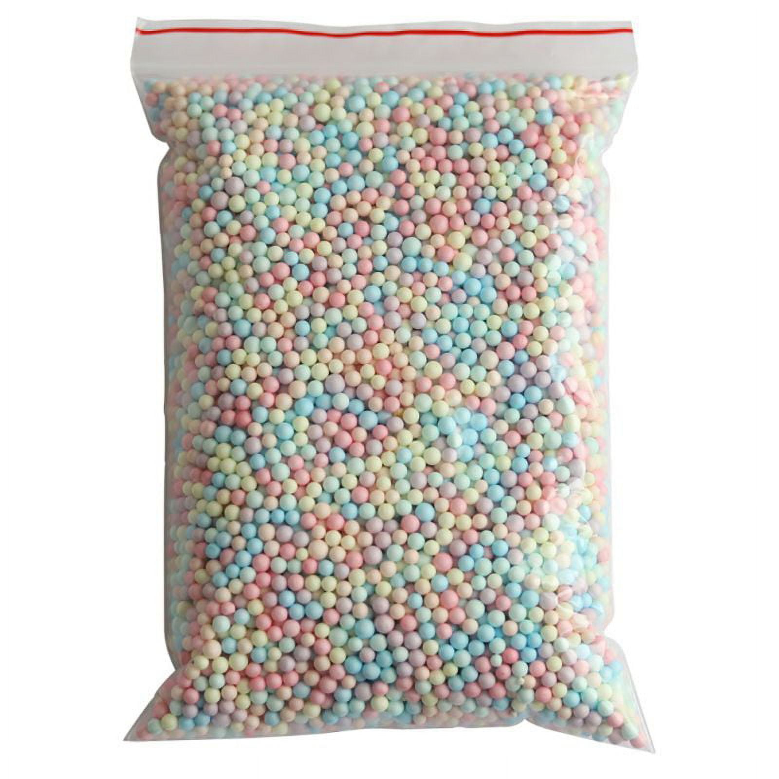 Clearance! Large Rainbow Foam Beads Decorative Styrofoam Balls Colorful ...