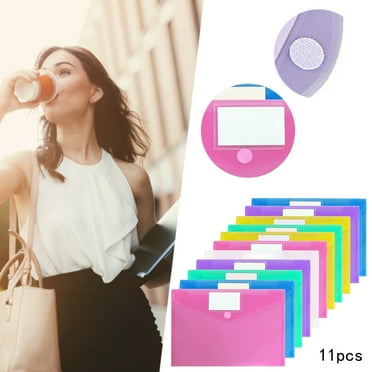 Lightahead Clear Poly Envelopes, Snap Closure, Letter A4 size, 2 of ...